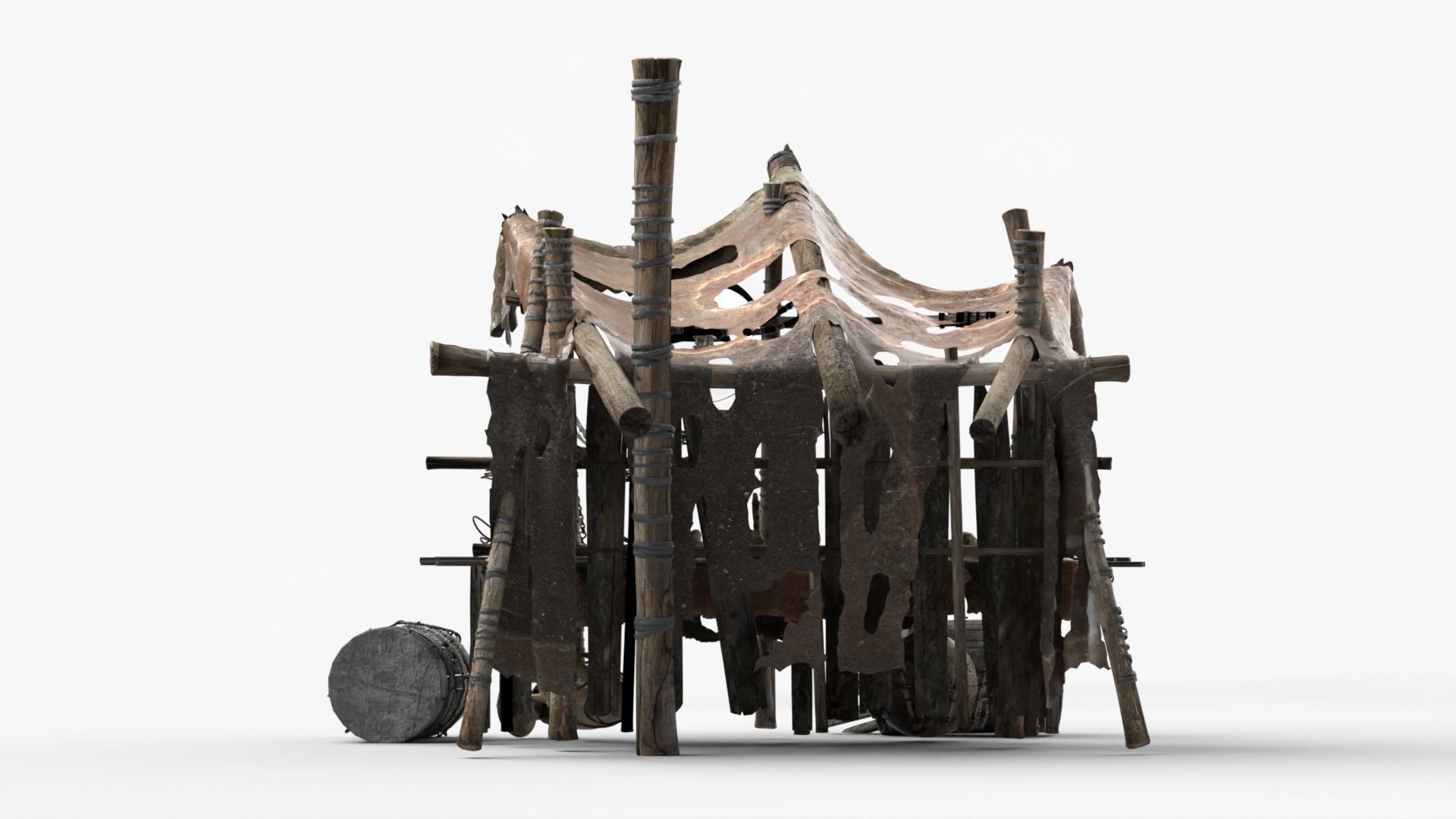 3D model Abandoned Medieval Blacksmith Shop VR / AR / low-poly | CGTrader