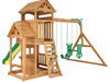 Tanglewood Wooden Swing Set 3D model | CGTrader