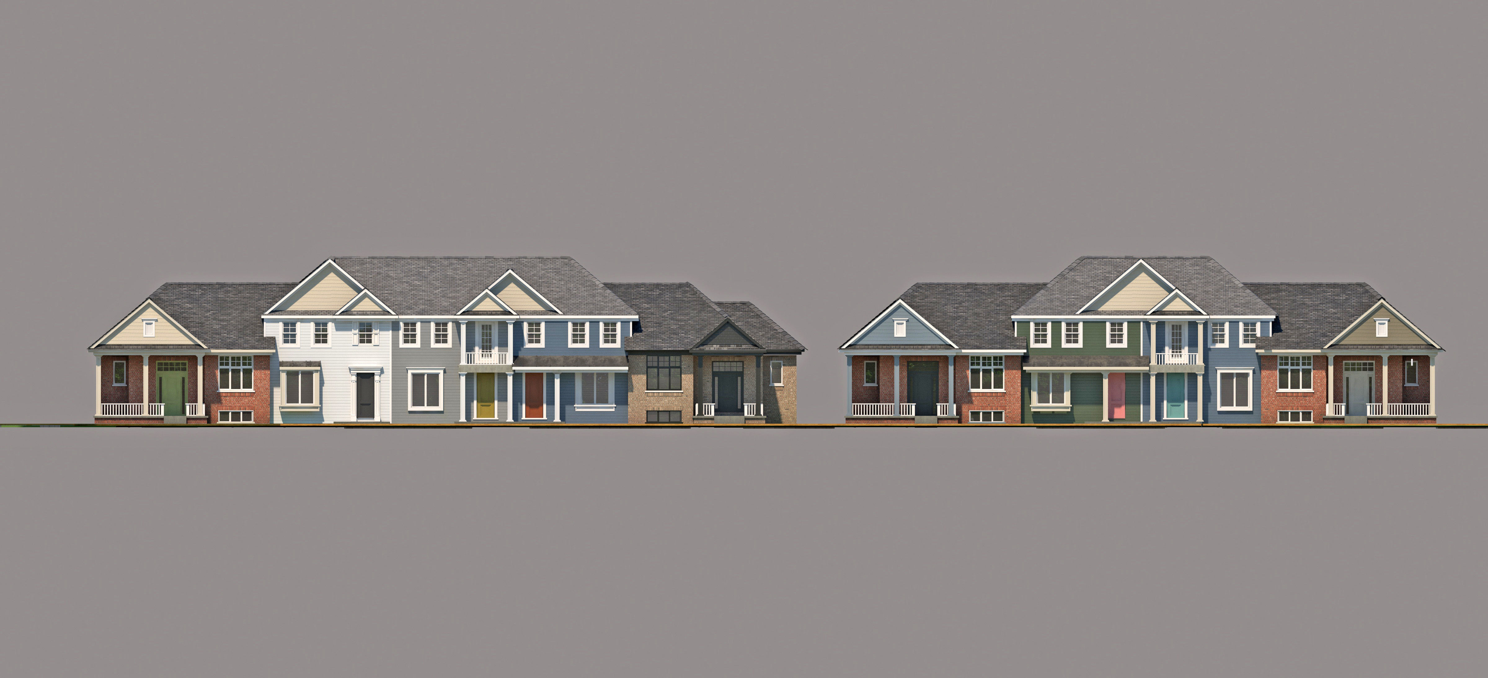 Peaceful neighborhood 3D model | CGTrader