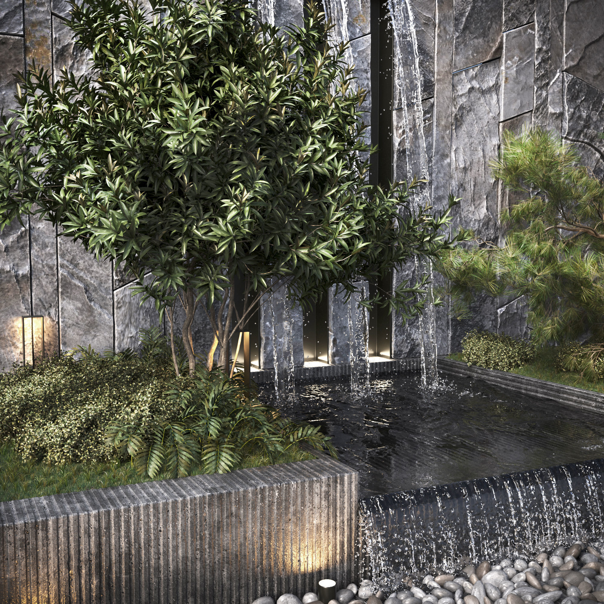 Indoor Garden 3D model | CGTrader