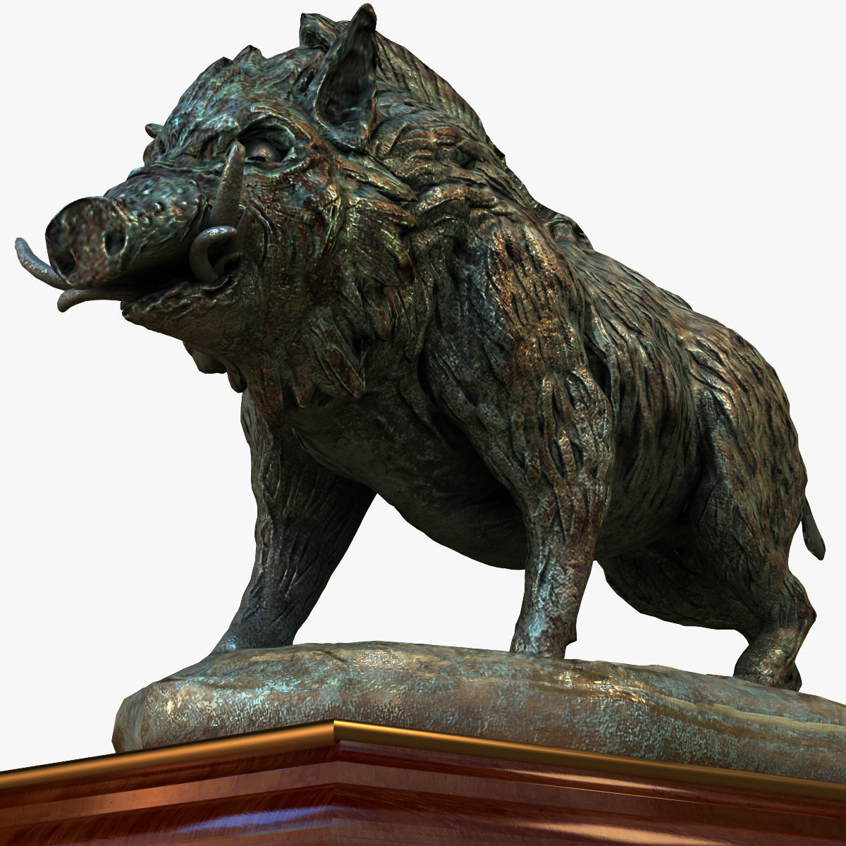 Boar Statue 3D model | CGTrader