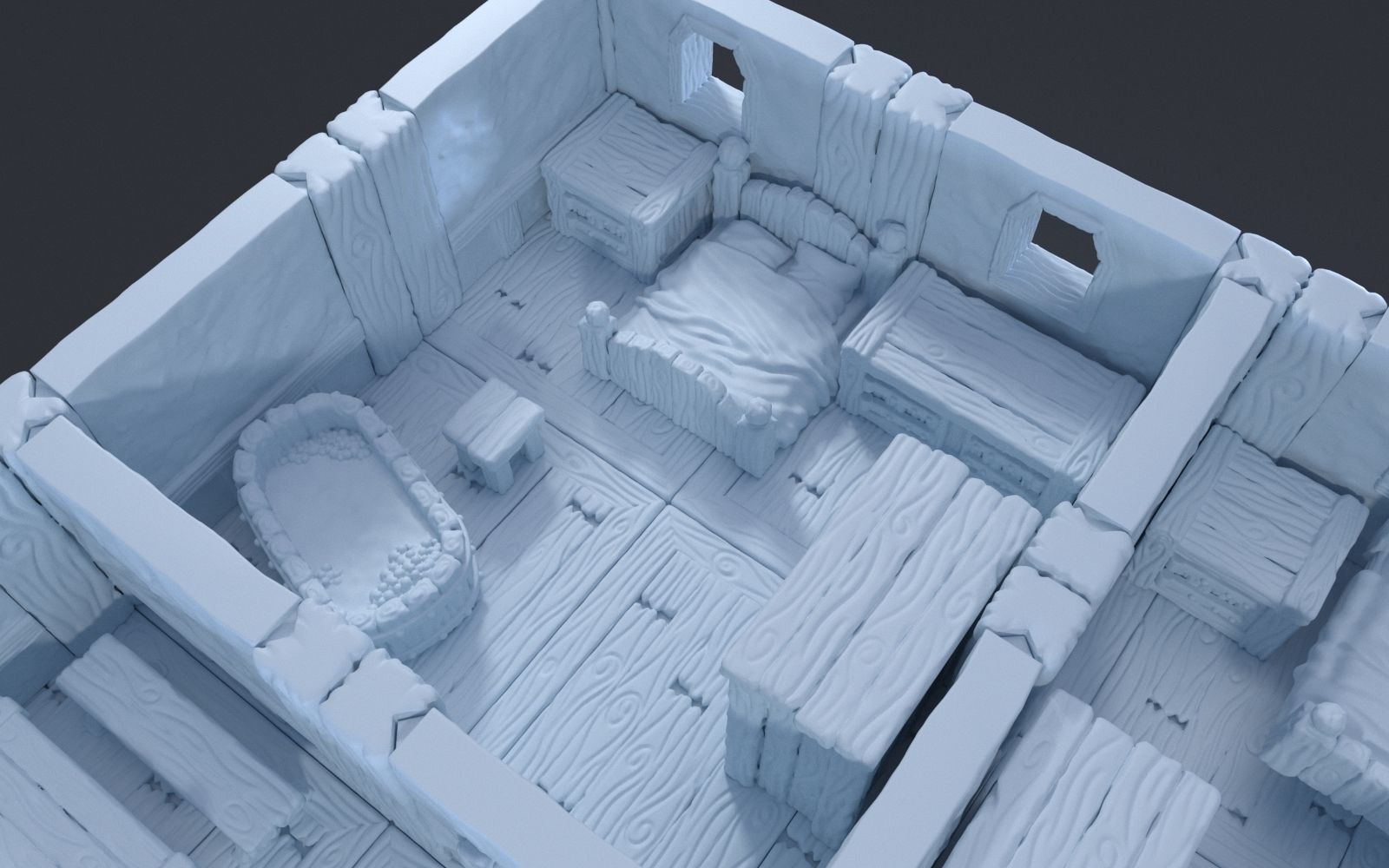 Tavern set for DnD game 3D Model Collection 3D printable | CGTrader