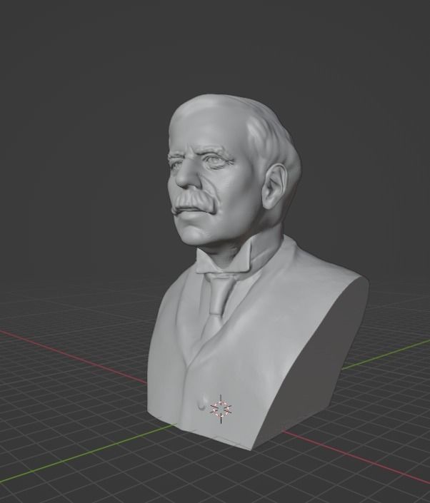 Ernest Rutherford 3D model 3D printable | CGTrader
