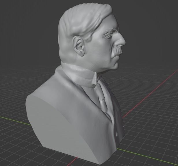 Ernest Rutherford 3D model 3D printable | CGTrader