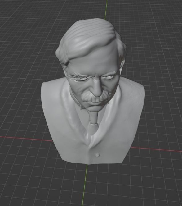 Ernest Rutherford 3D model 3D printable | CGTrader