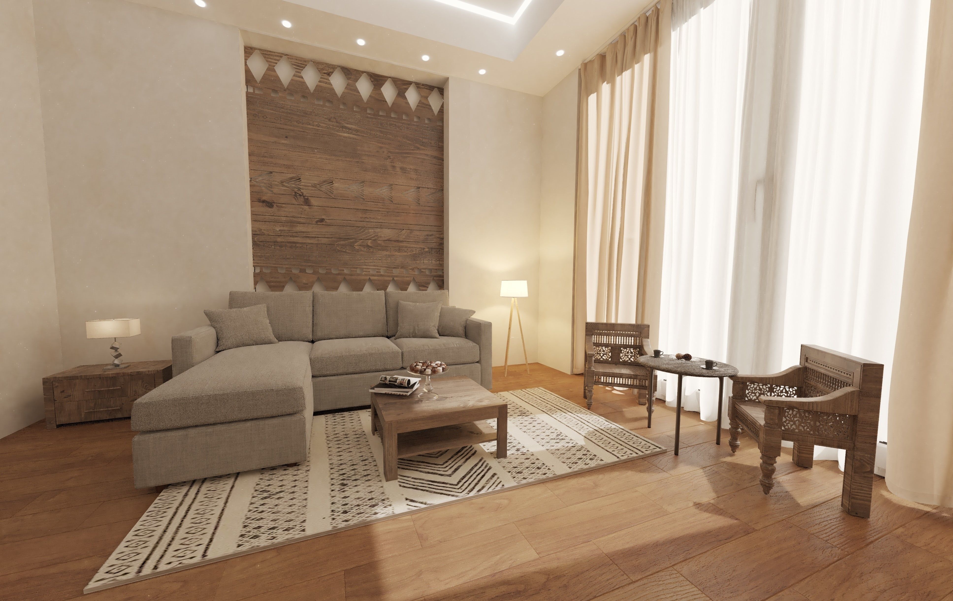 Nubian Hotel Room 3D model 3D printable | CGTrader