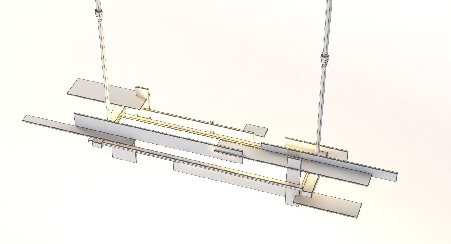 Planar Large Led Pendant 3D model | CGTrader