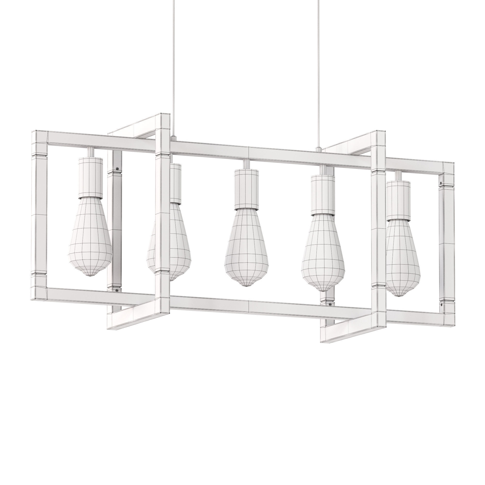 Baris Chandelier 3D model | CGTrader