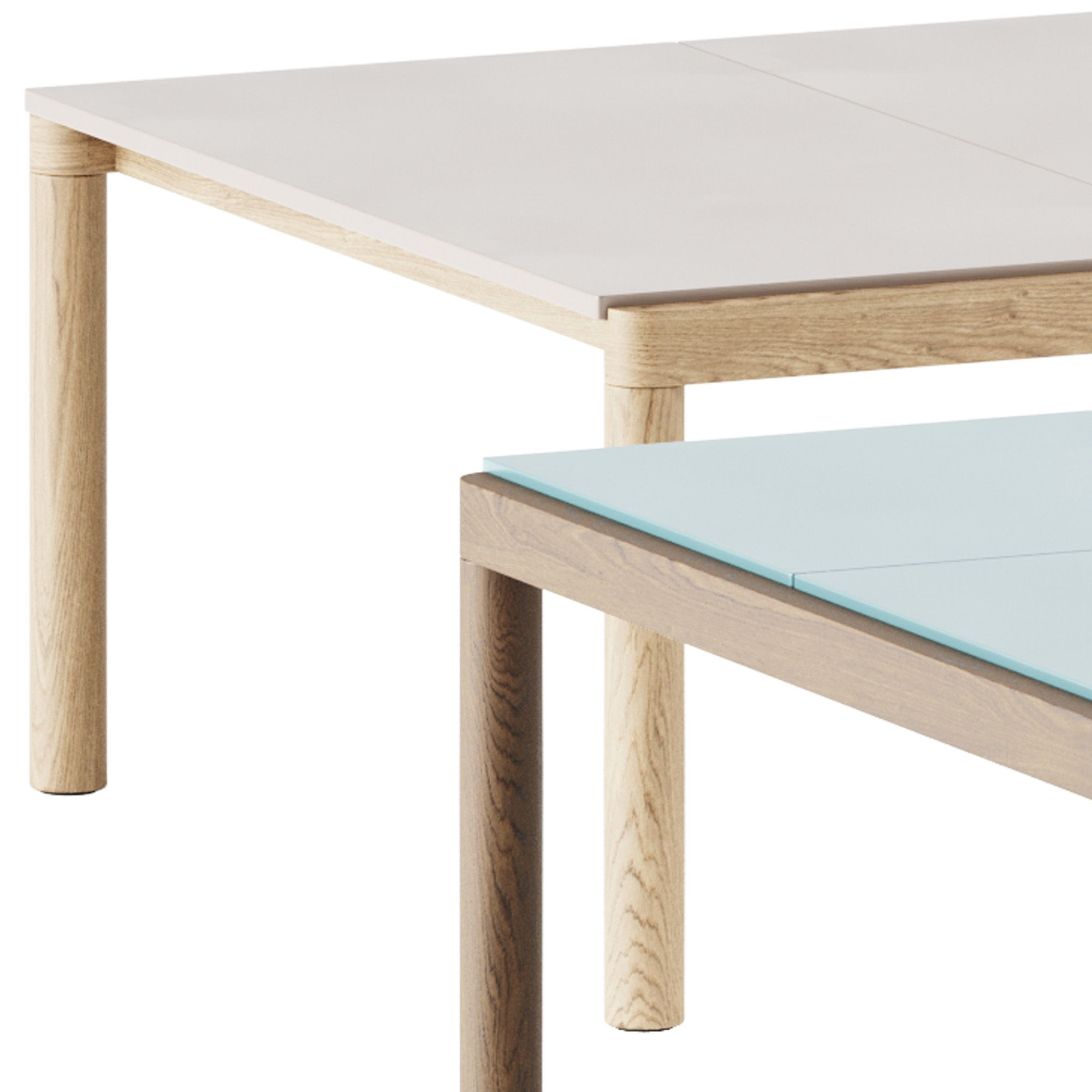 Muuto Couple Coffee Table 3 Tiles 3D model | CGTrader