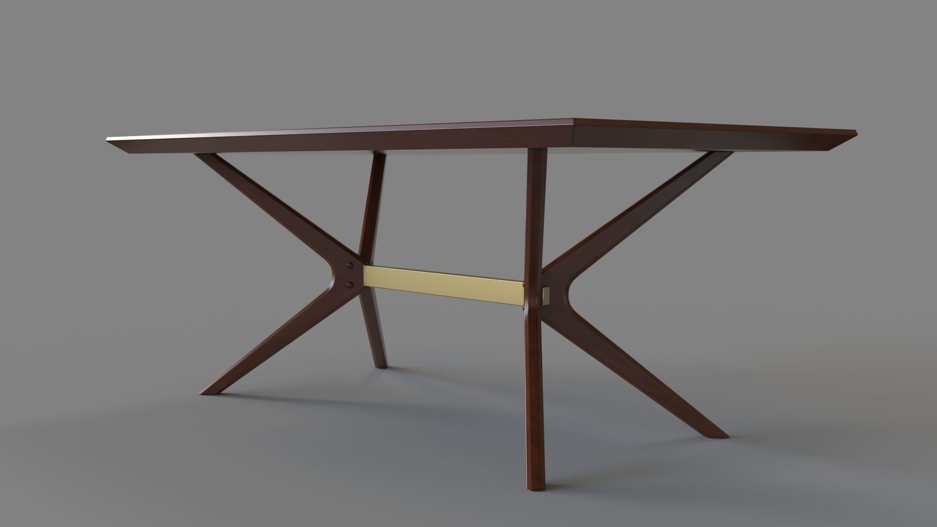 Wright Dining Table 3D model | CGTrader