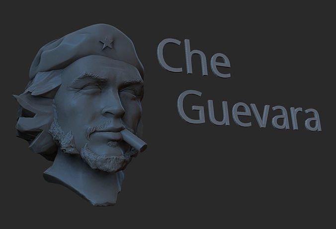Che Guevara 3D model 3D printable | CGTrader