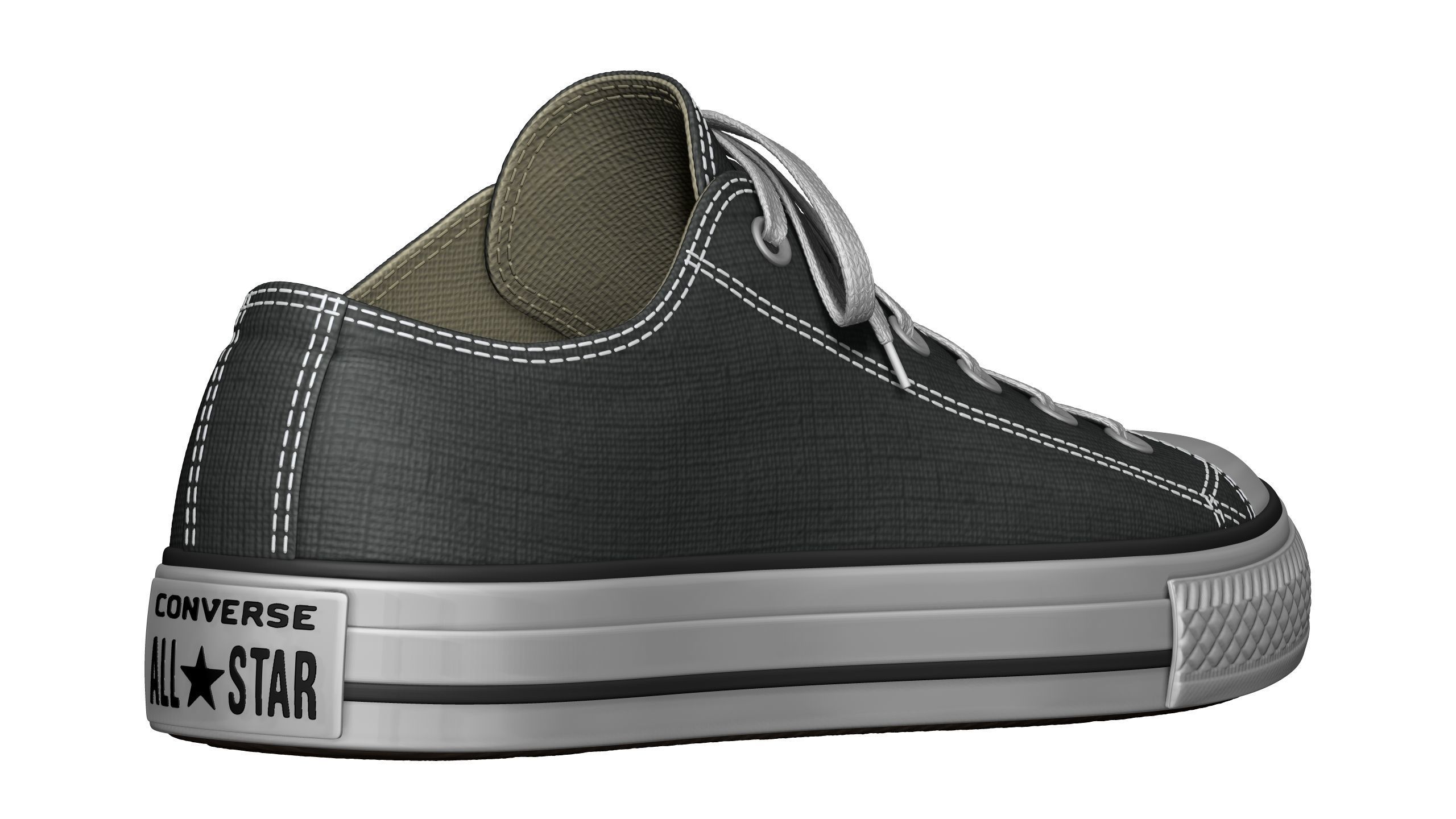 Converse Taylor All Star Shoes High Poly 3D model | CGTrader