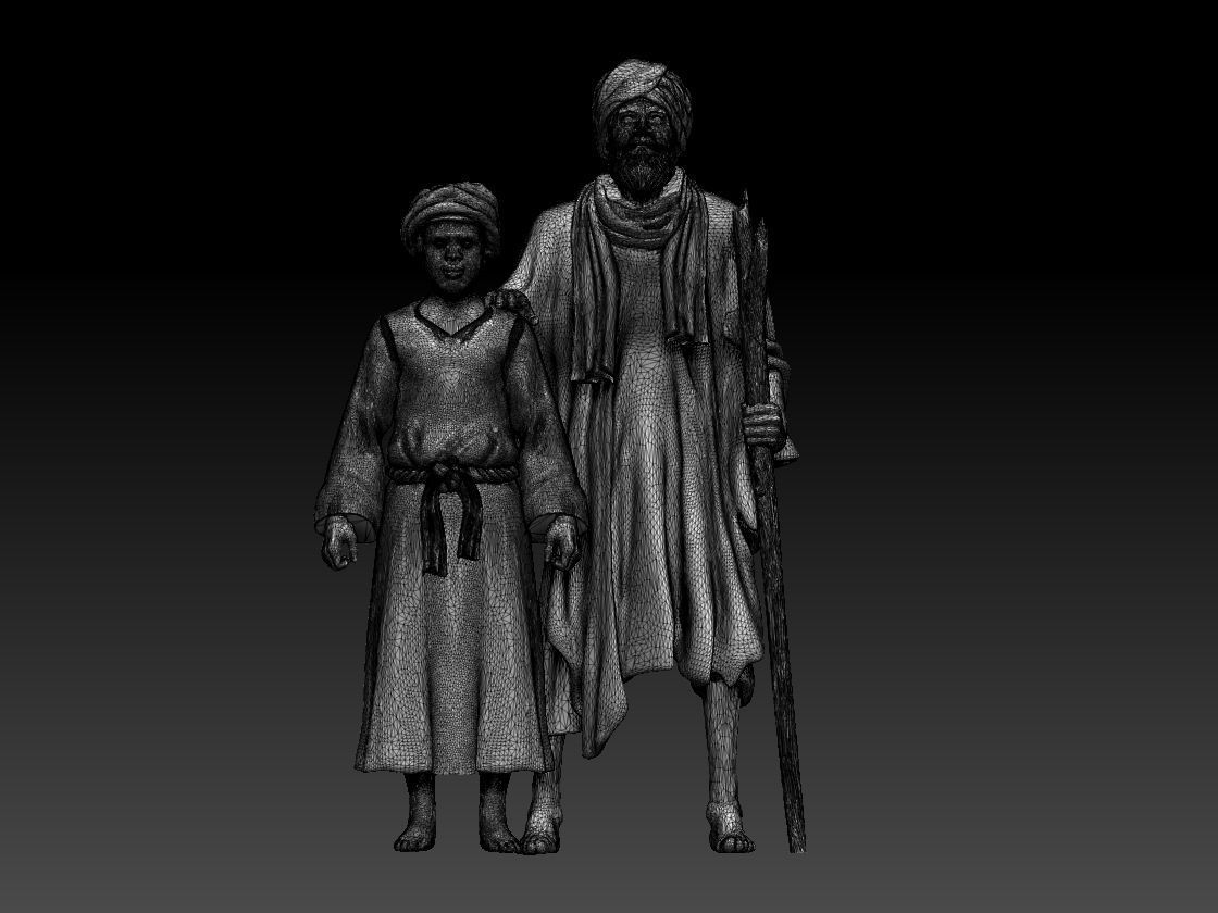ARAB PEOPLE 3D model 3D printable | CGTrader