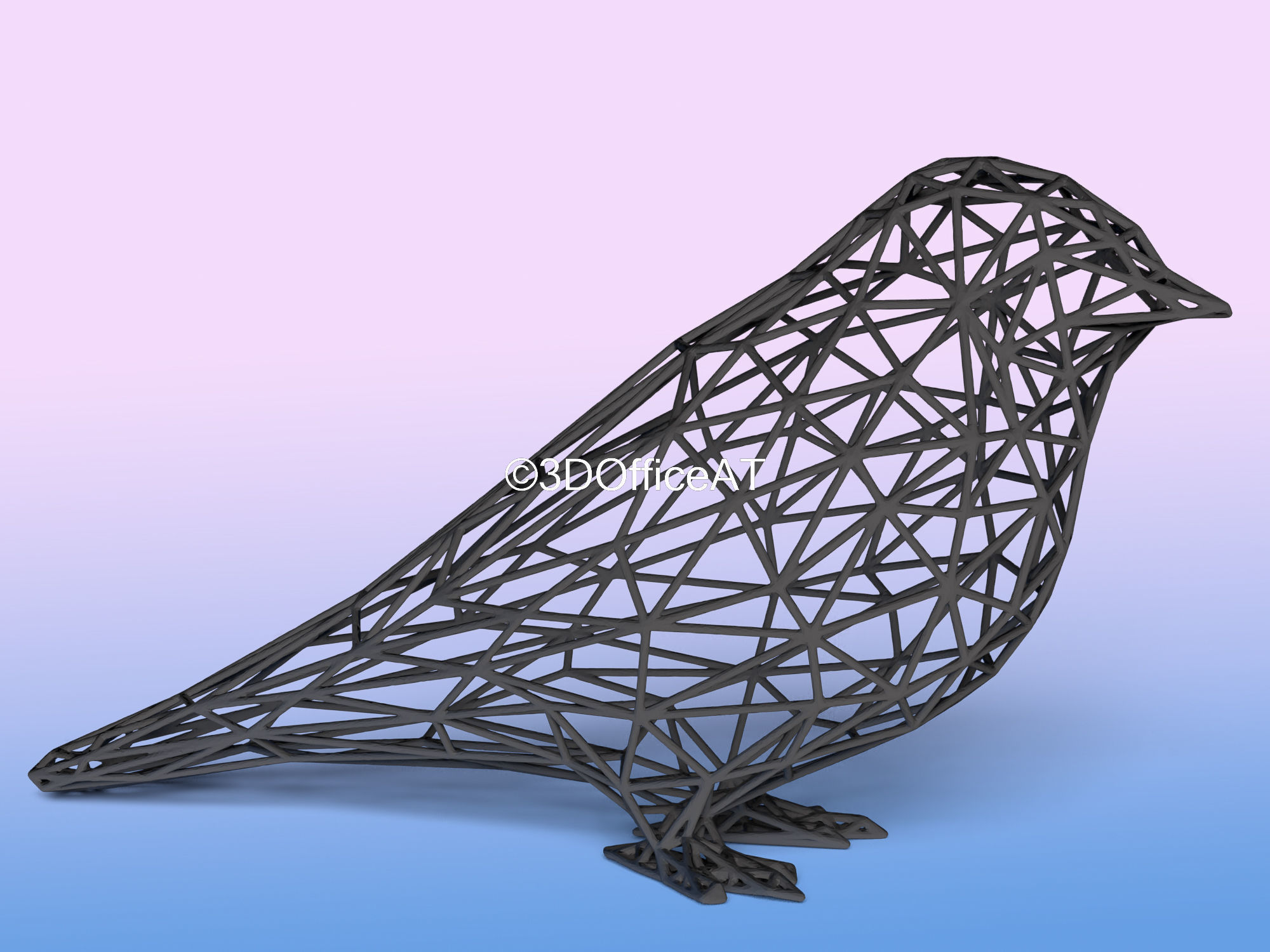 LITTLE BIRD SITTING - RESIN PRINTER 3D model 3D printable | CGTrader