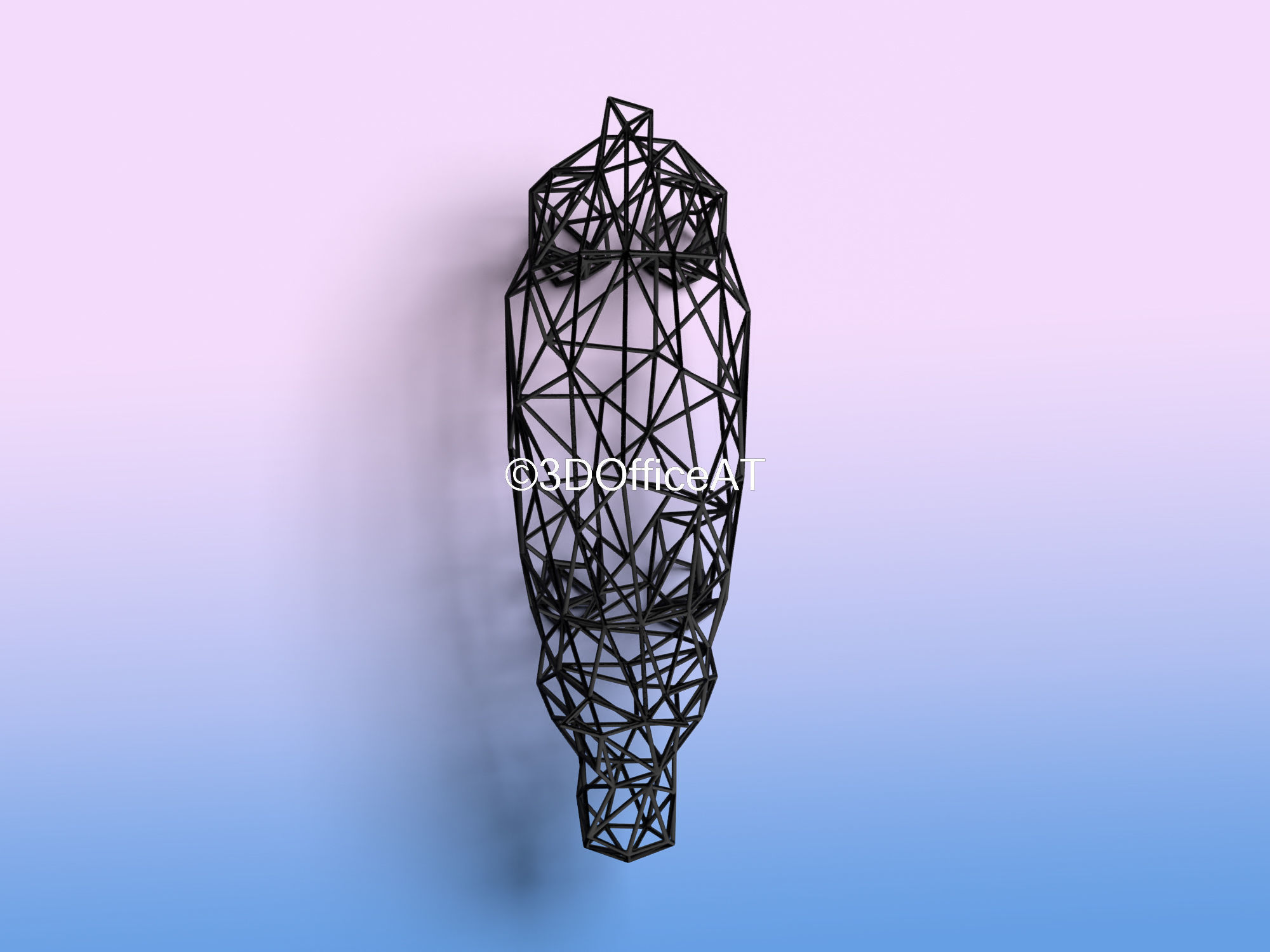 HIPPO - WIRE ART 3D model 3D printable | CGTrader
