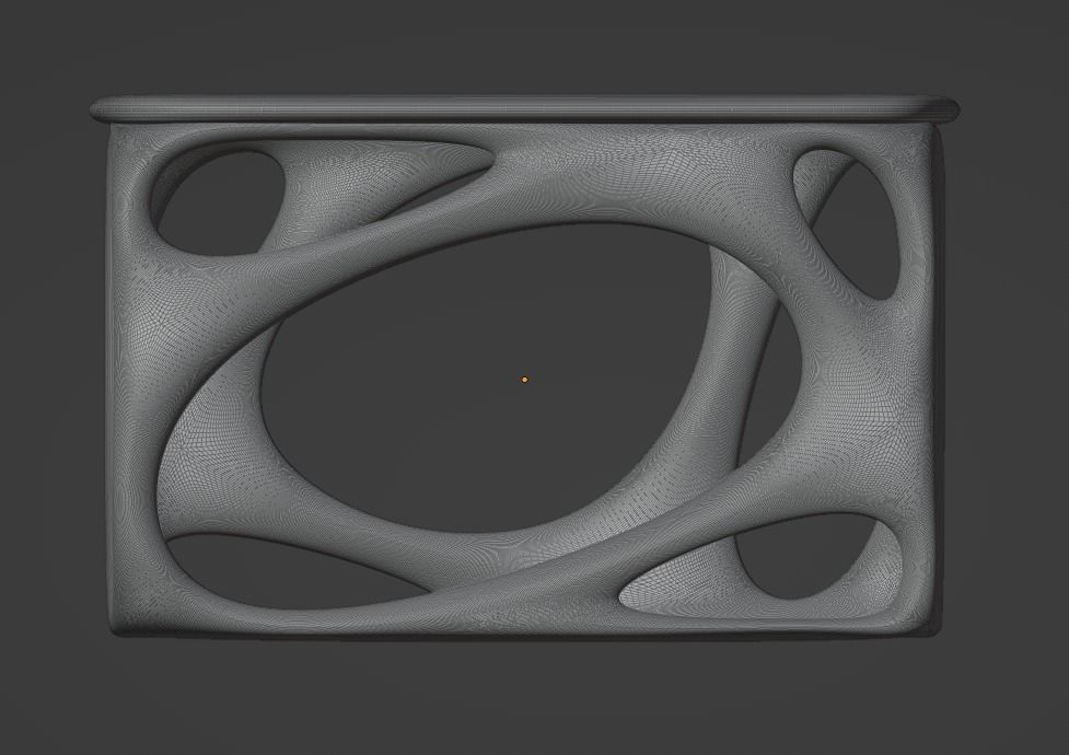 Y2K scifi Futuristic Design Luxury Table 3D model 3D model | CGTrader