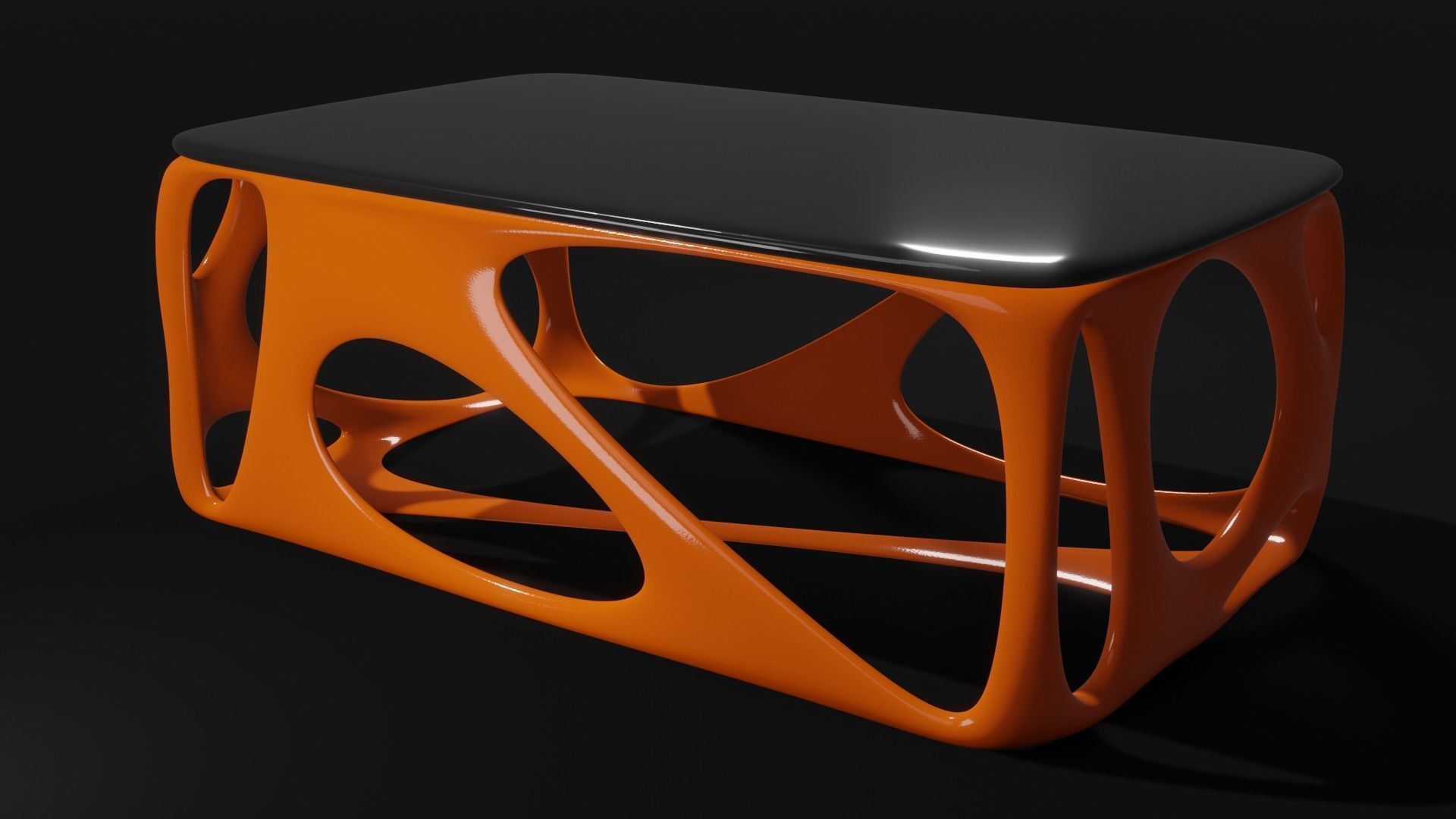 Y2K scifi Futuristic Design Luxury Table 3D model 3D model | CGTrader