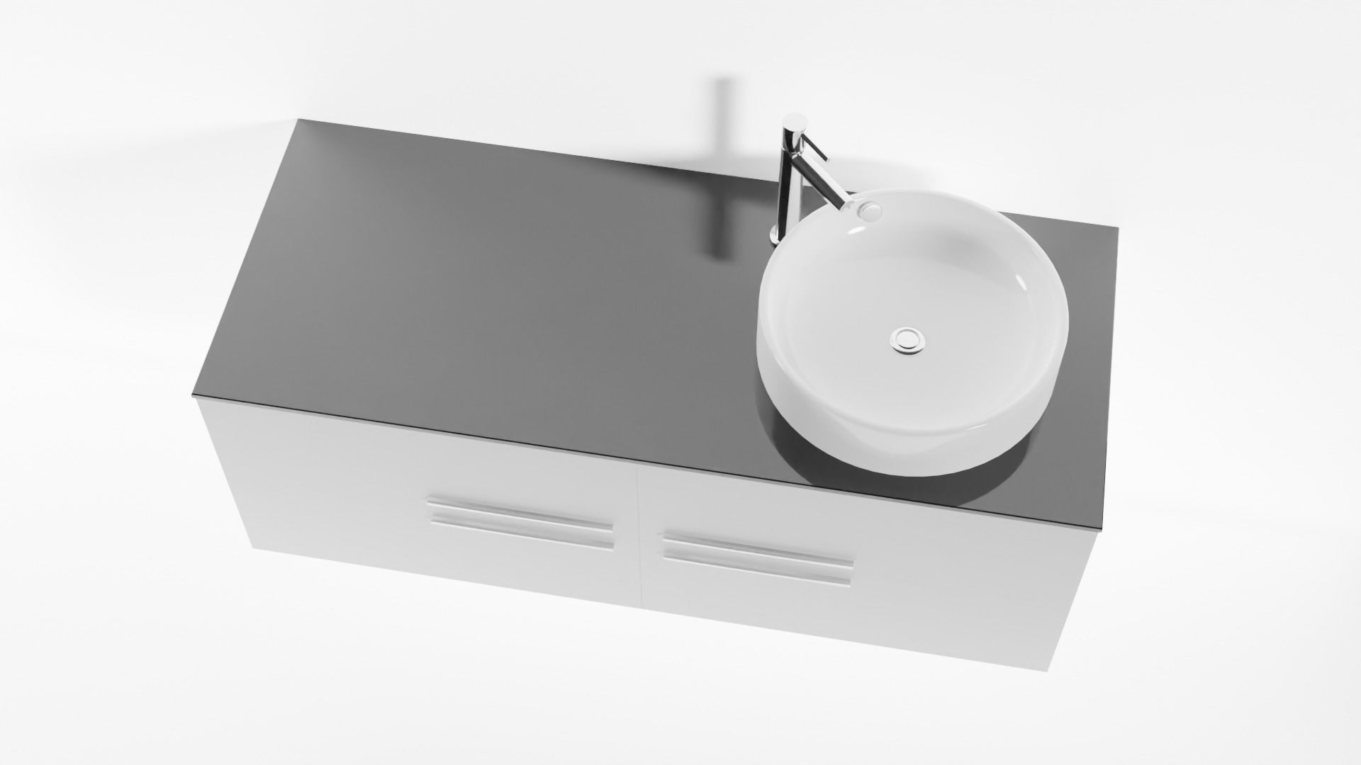 3D model Wall-Mounted Sink Unit VR / AR / low-poly | CGTrader