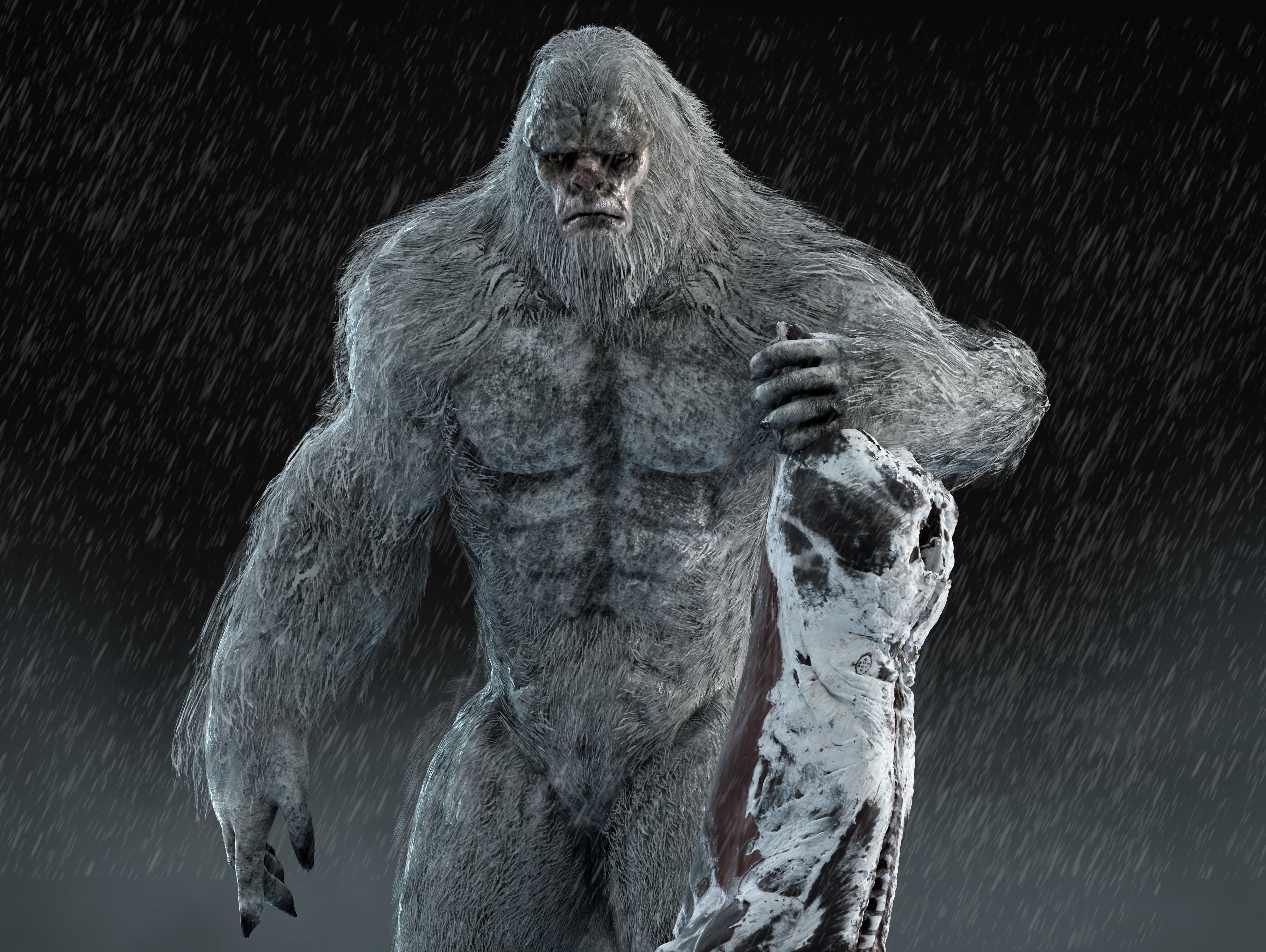 3D model Yeti Bigfoot VR / AR / low-poly rigged | CGTrader
