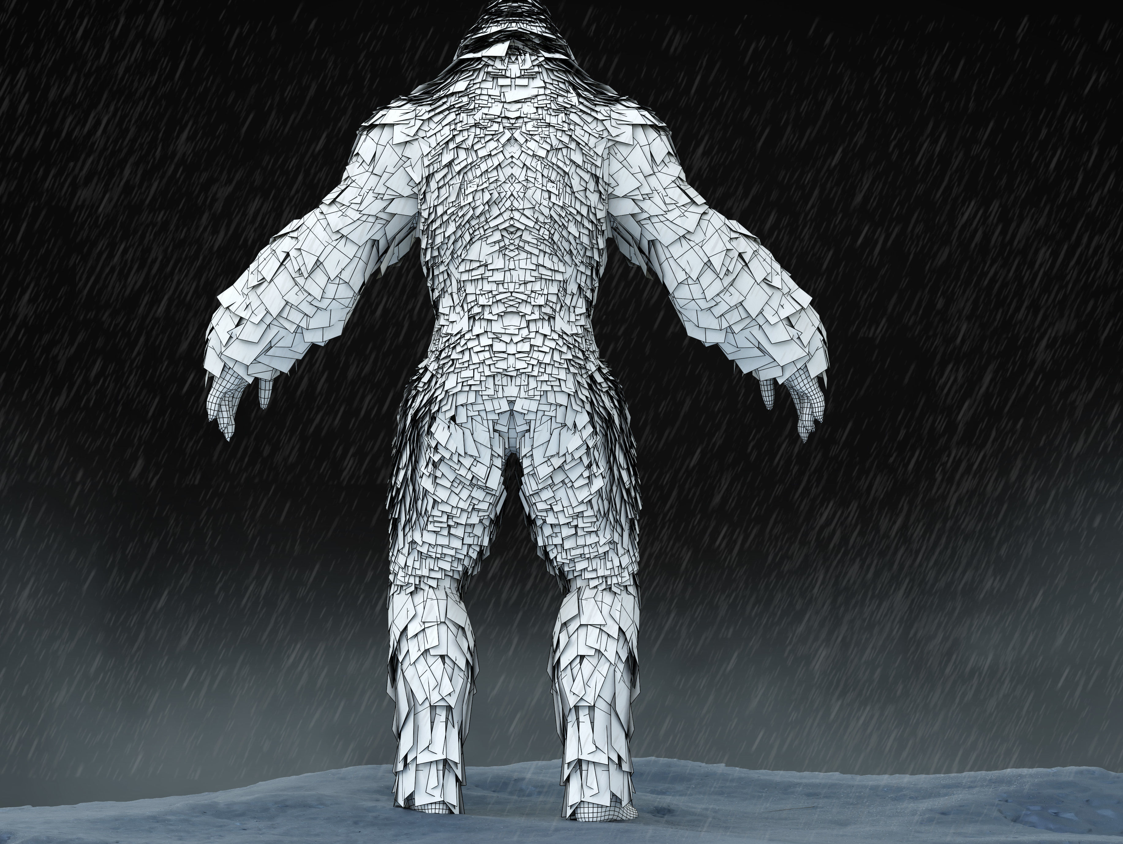 3D model Yeti Bigfoot VR / AR / low-poly rigged | CGTrader