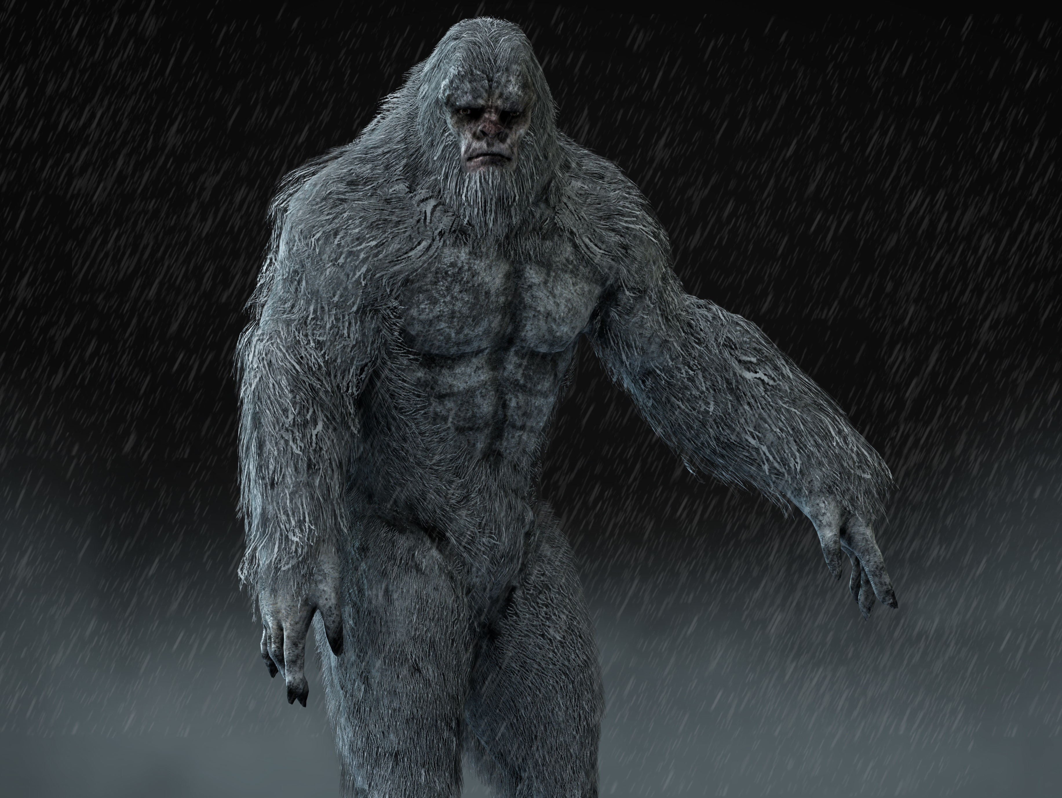 3D model Yeti Bigfoot VR / AR / low-poly rigged | CGTrader