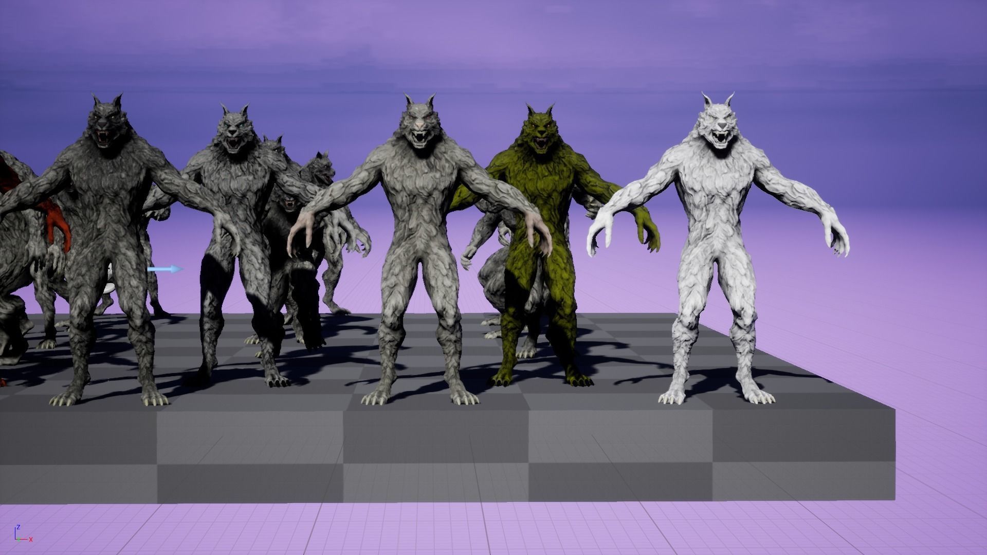 3D model WEREWOLF POWERFUL VR / AR / low-poly | CGTrader
