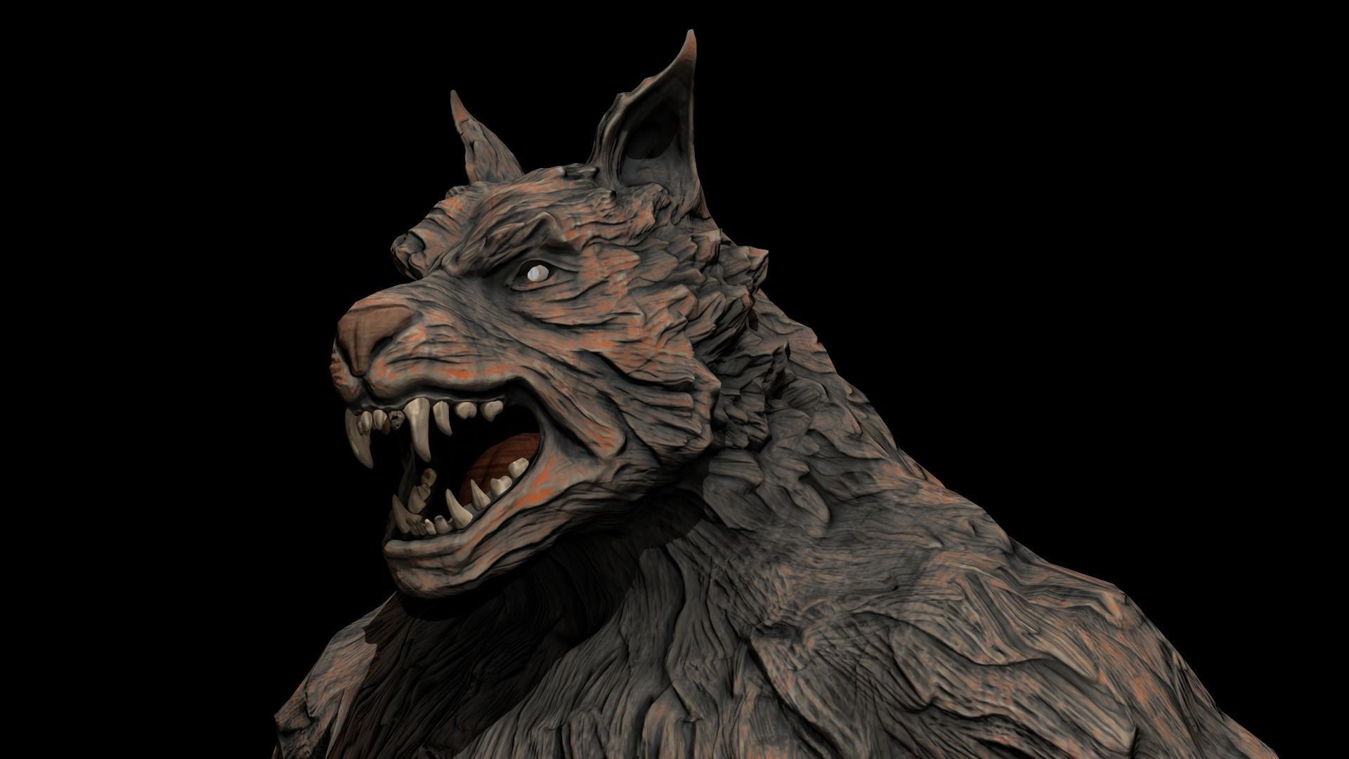 3D model WEREWOLF POWERFUL VR / AR / low-poly | CGTrader