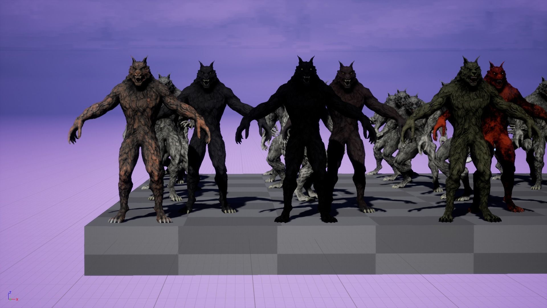 3D model WEREWOLF POWERFUL VR / AR / low-poly | CGTrader