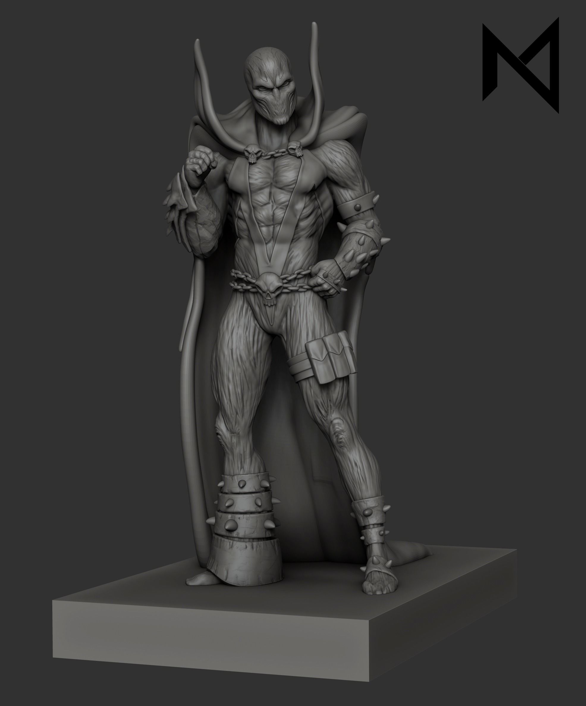 Spawn Sculpture 3D model 3D printable | CGTrader