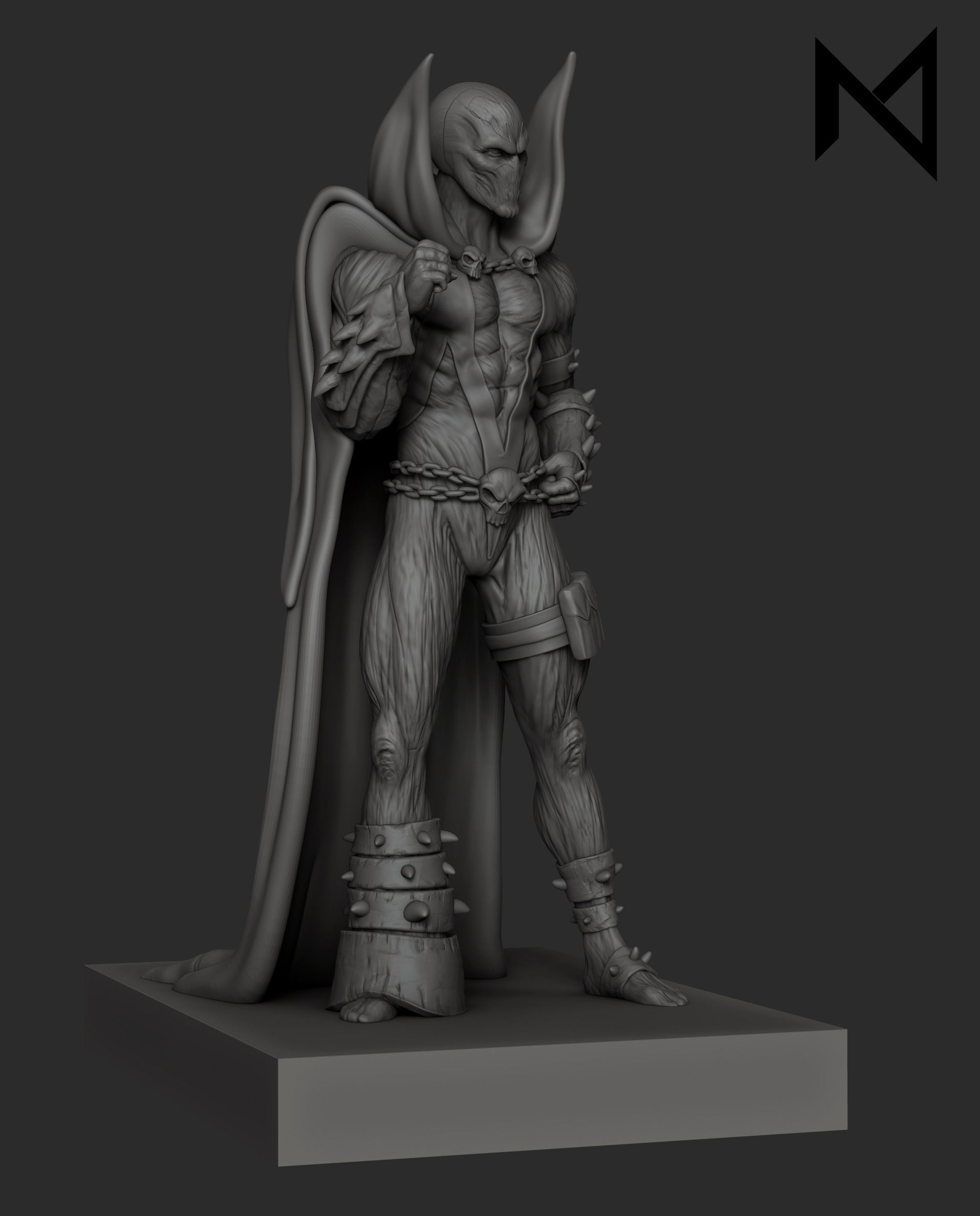 Spawn Sculpture 3D model 3D printable | CGTrader