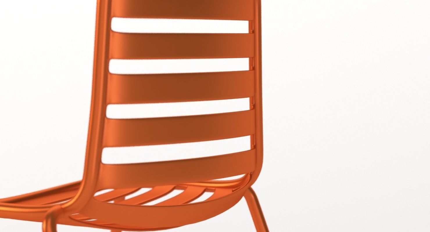 Enea Lts Street Armless Chair By Estudi Manel Molina 3D model | CGTrader