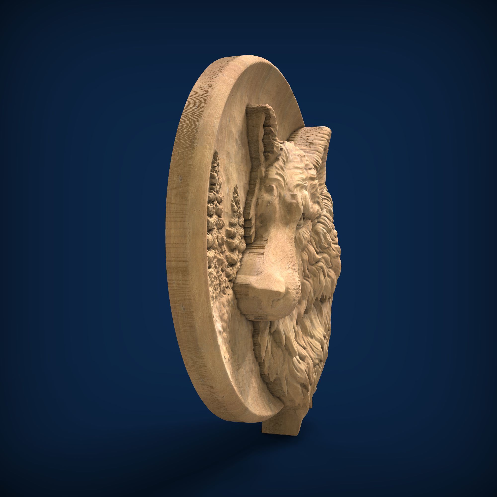 Carved panel painting STL 3D model | CGTrader