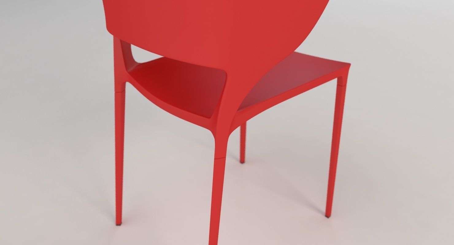Desalto Koki Stacking Chair 3D model | CGTrader
