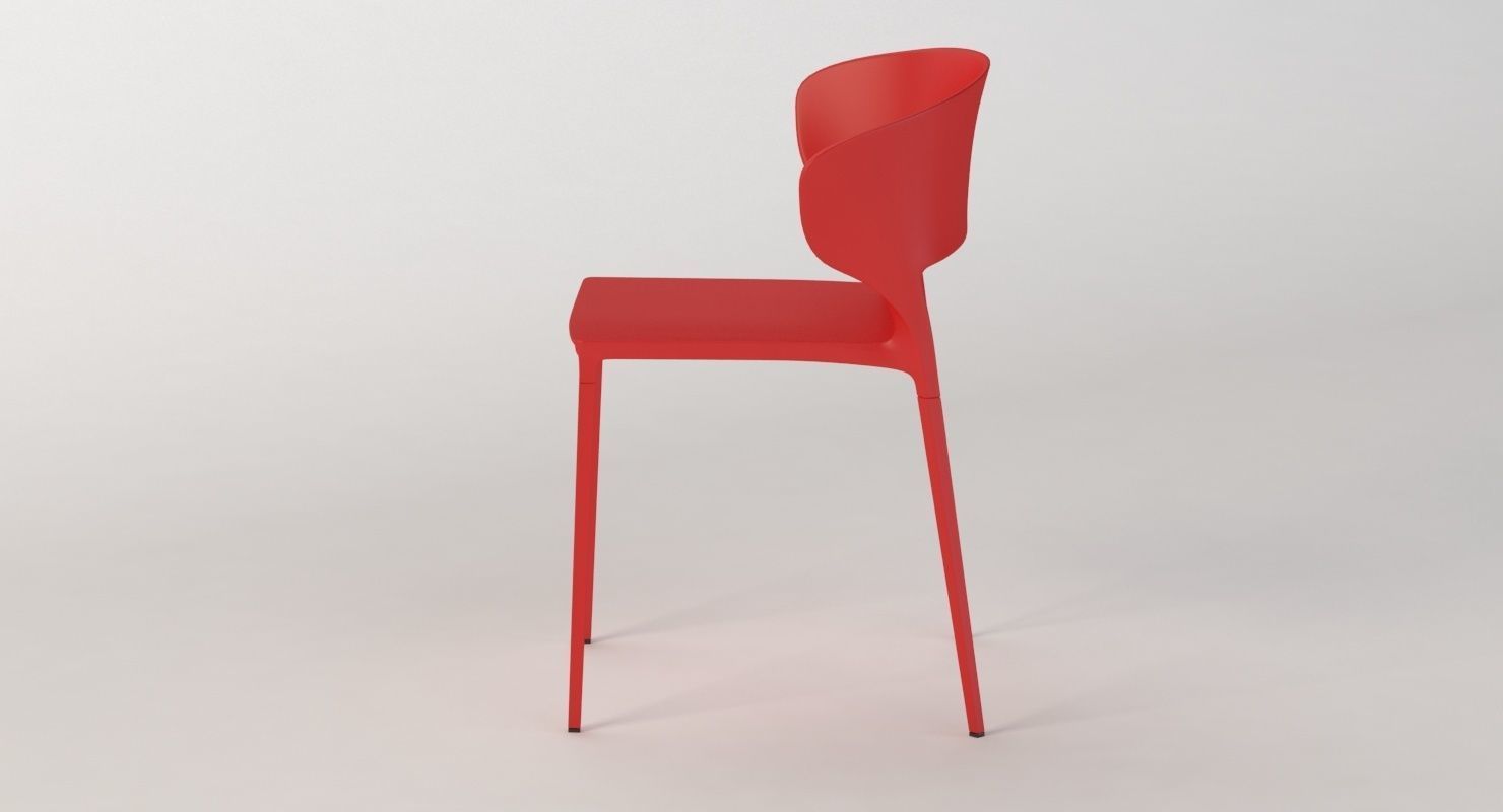 Desalto Koki Stacking Chair 3D model | CGTrader