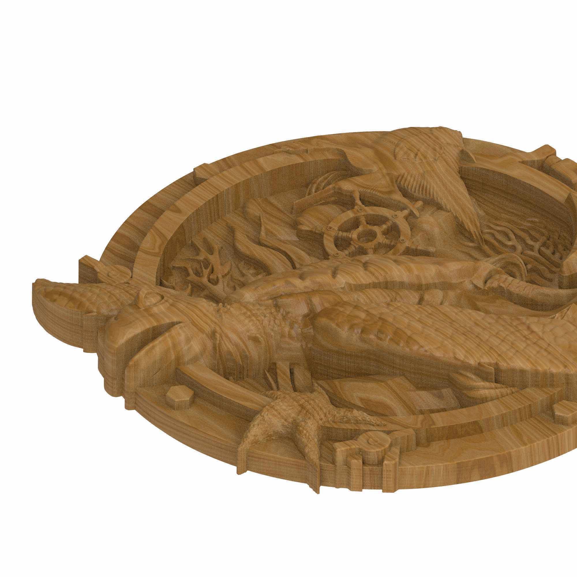 Carved panel painting STL 3D model | CGTrader