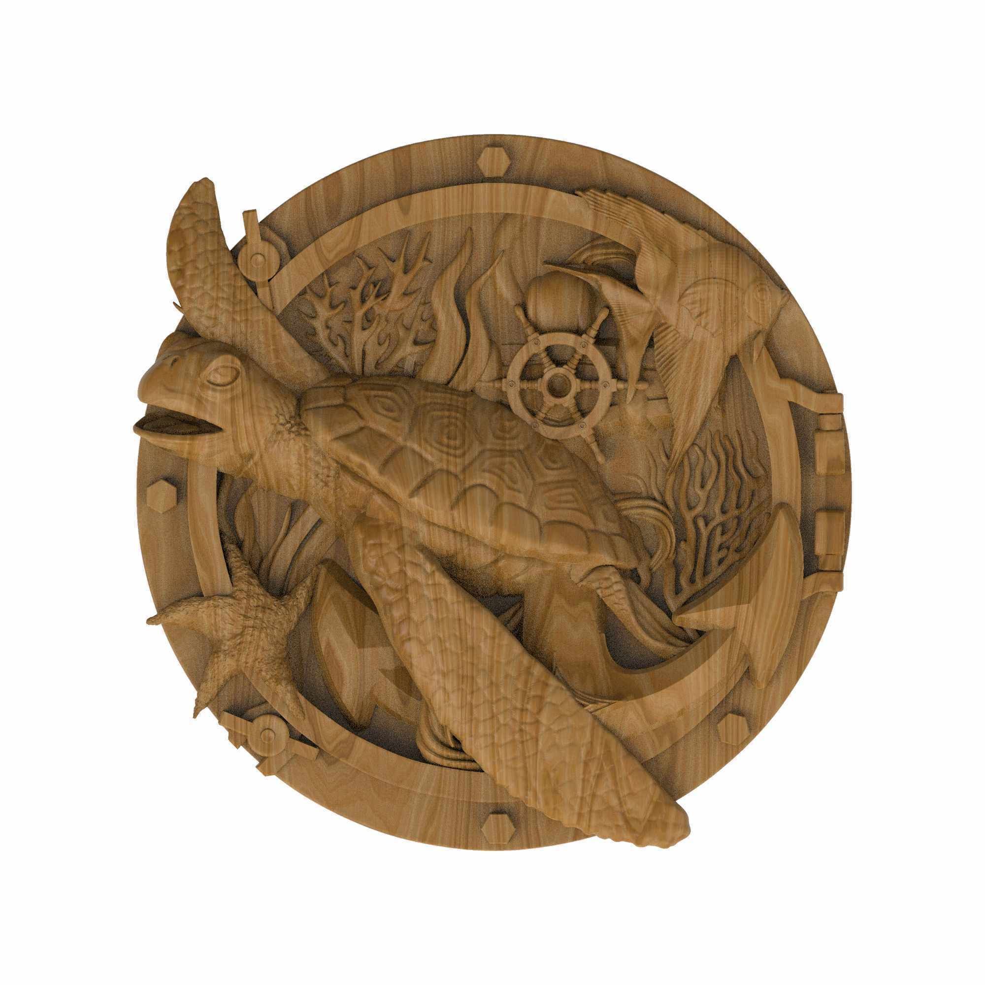 Carved panel painting STL 3D model | CGTrader