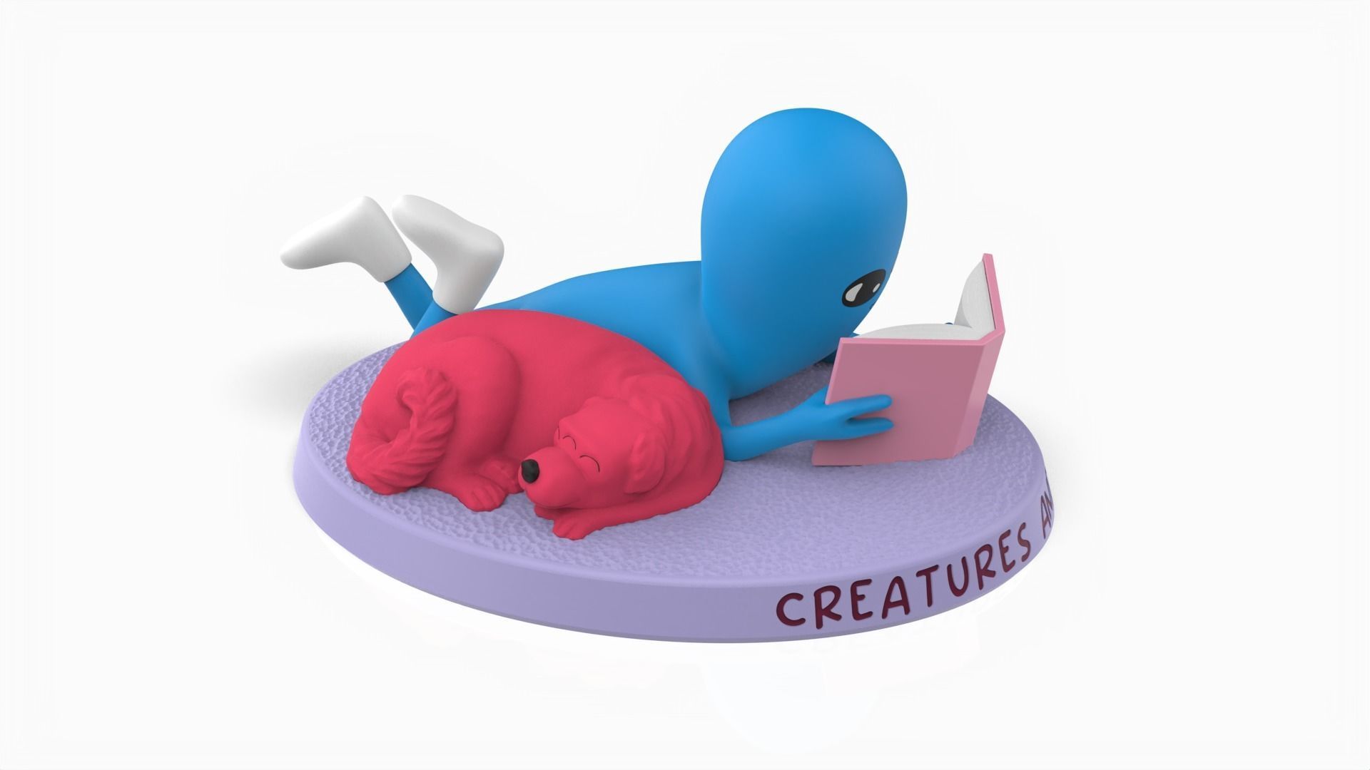 Strange Planet Creatures and Narratives Figure F3 3D model 3D printable ...
