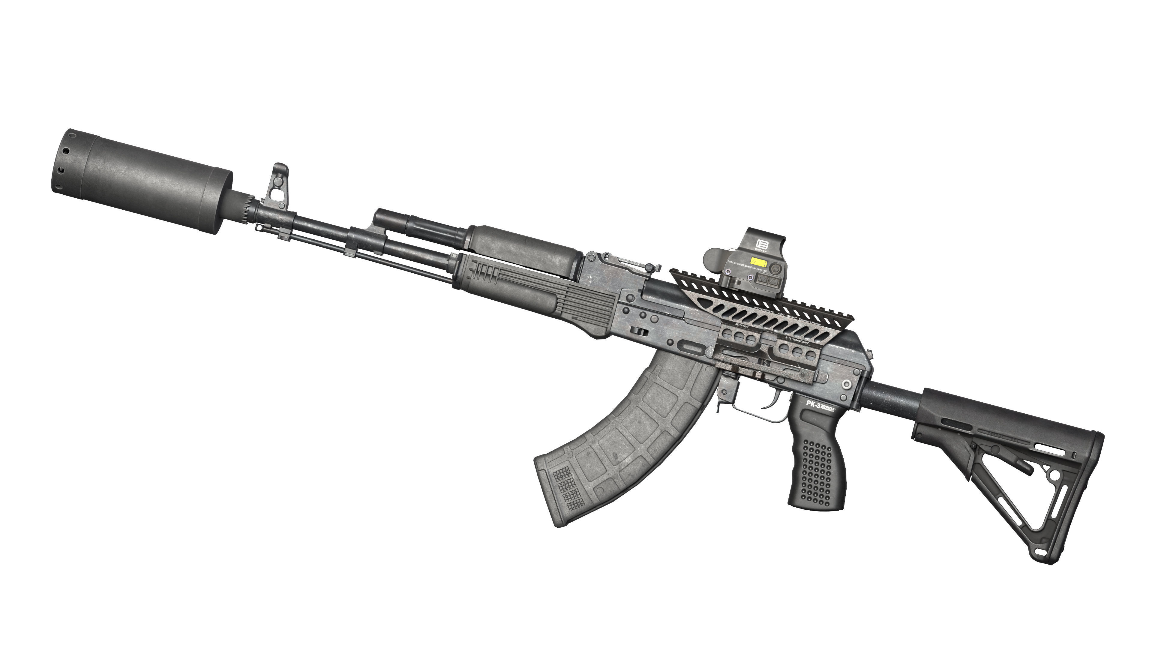 3D model MILITARY Game Ready AK74M and AK103 VR / AR / low-poly | CGTrader