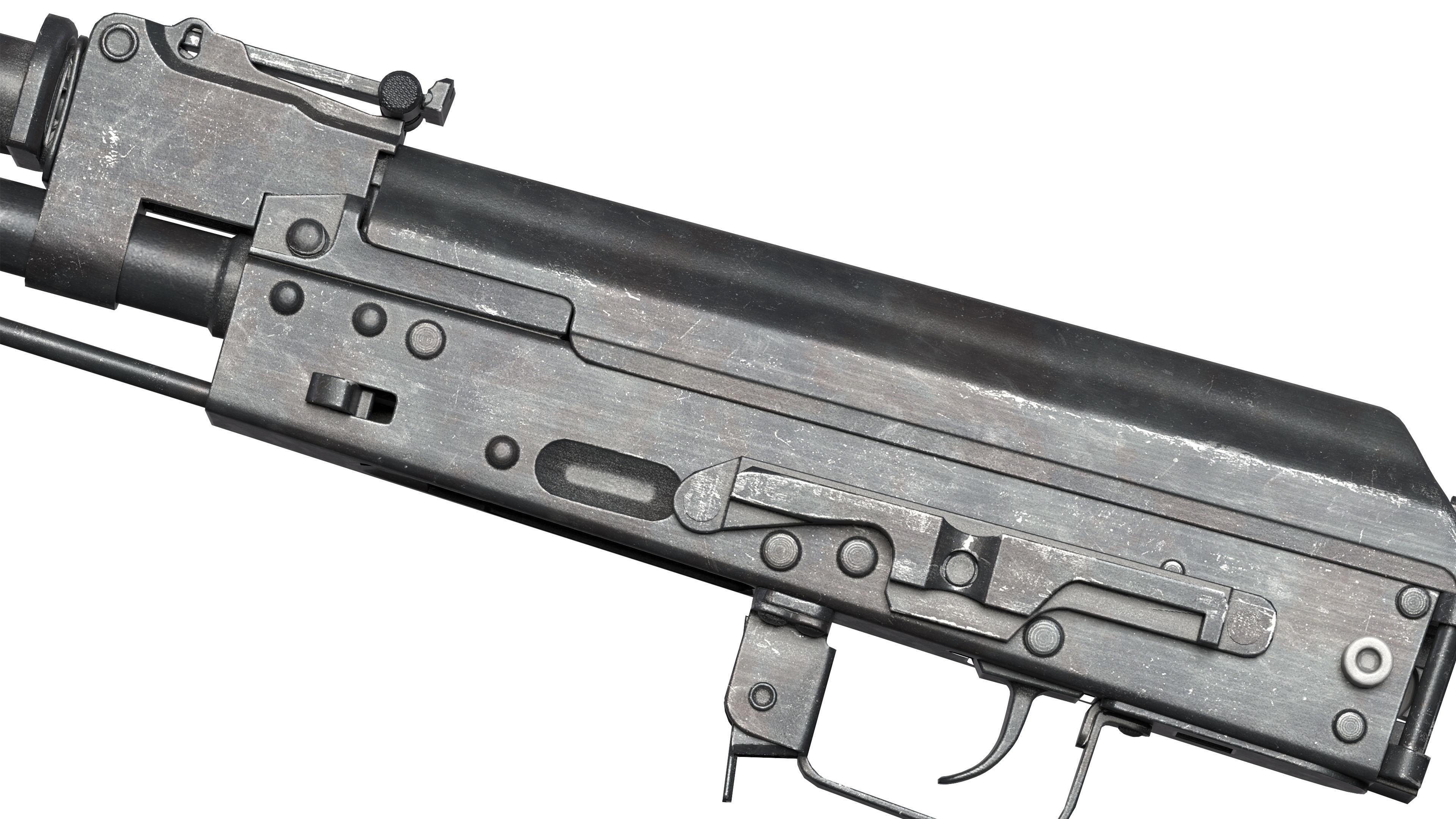 3D model MILITARY Game Ready AK74M and AK103 VR / AR / low-poly | CGTrader