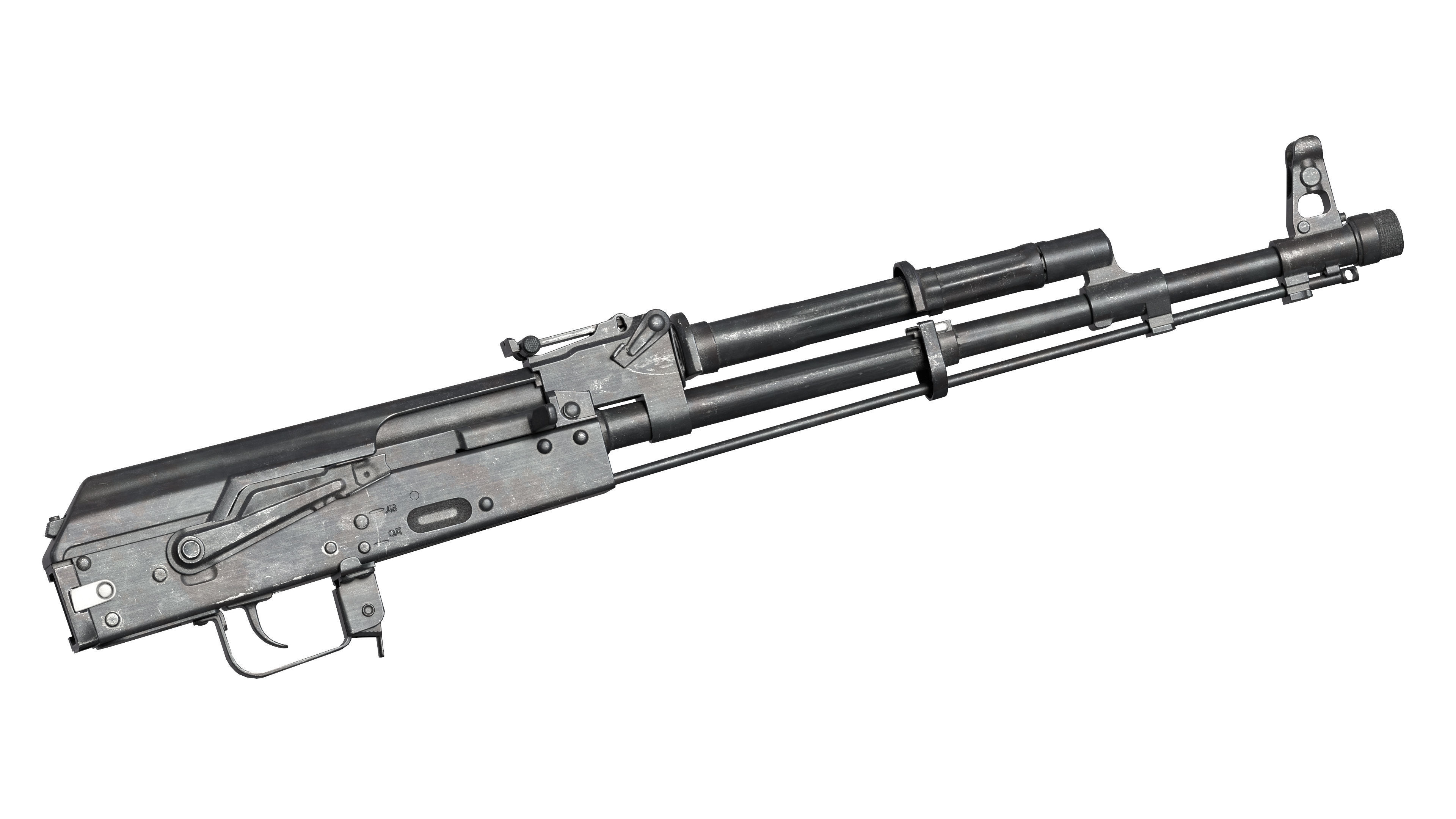 3D model MILITARY Game Ready AK74M and AK103 VR / AR / low-poly | CGTrader