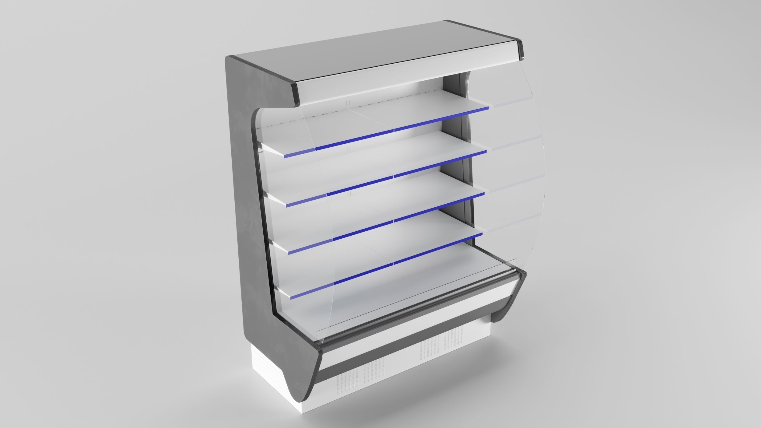 3D model Display Cabinet 3D Model VR / AR / low-poly | CGTrader