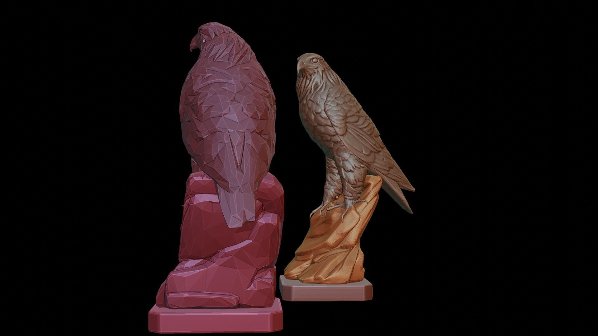Eagle Statue 3D model 3D printable | CGTrader