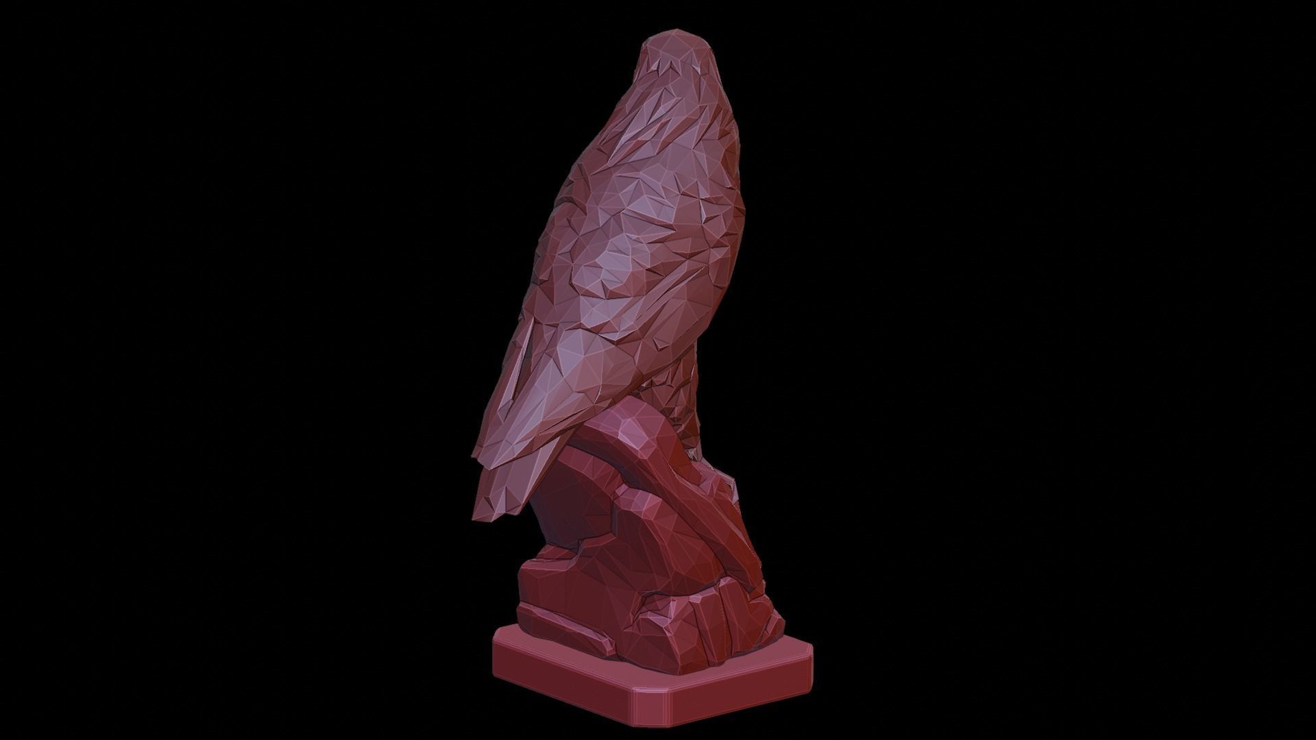 Eagle Statue 3D model 3D printable | CGTrader