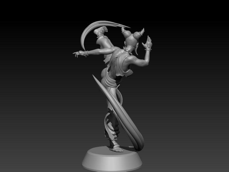 Street Fighter Juri 3D model 3D printable | CGTrader