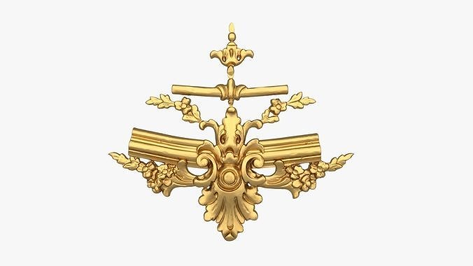 Classic Decor Ornament 231 3d Model Cgtrader