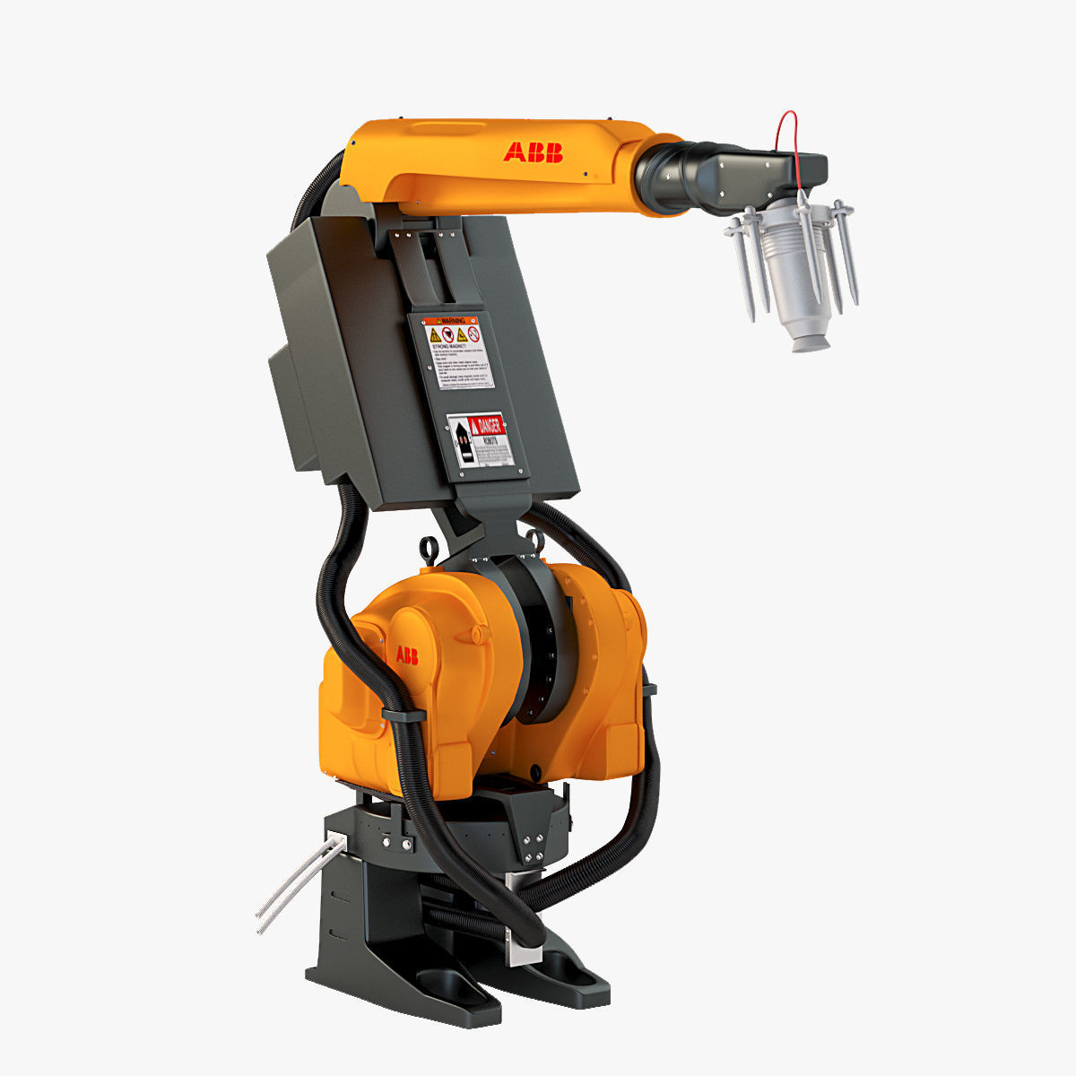ABB Robotics Irb 5400 6-Axis 7-Axis Painting Articulated Robot 3D model ...