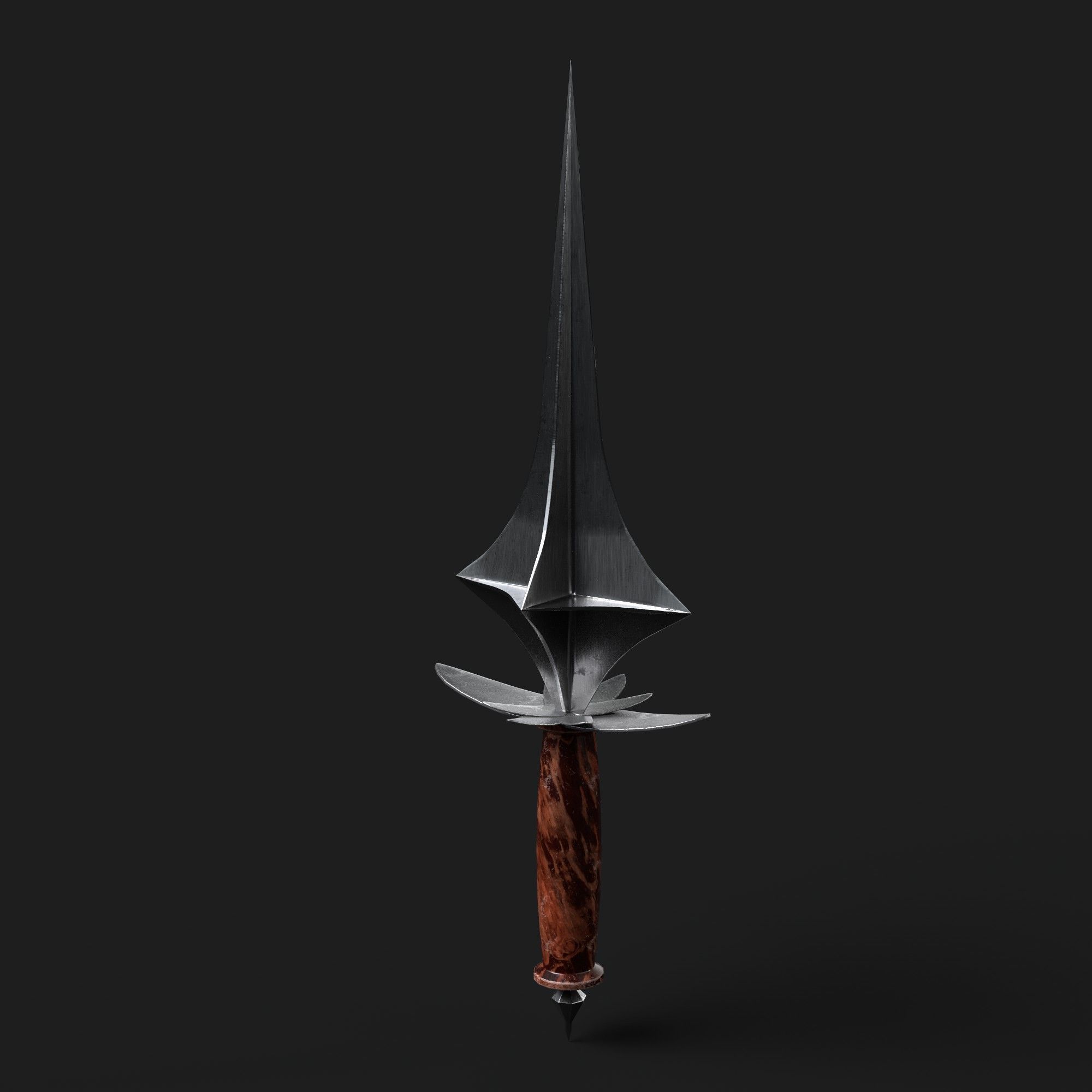 3D model Assassin Lotus Dagger Low Poly VR / AR / low-poly | CGTrader