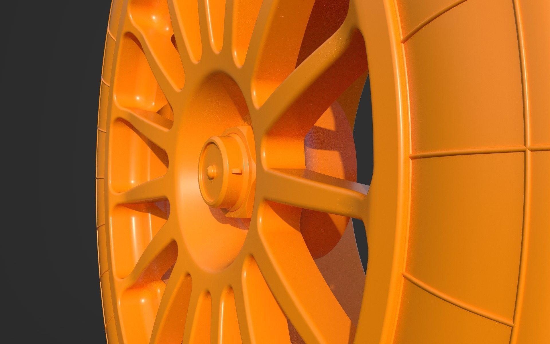 GT1 rim and tire 3D model 3D printable | CGTrader