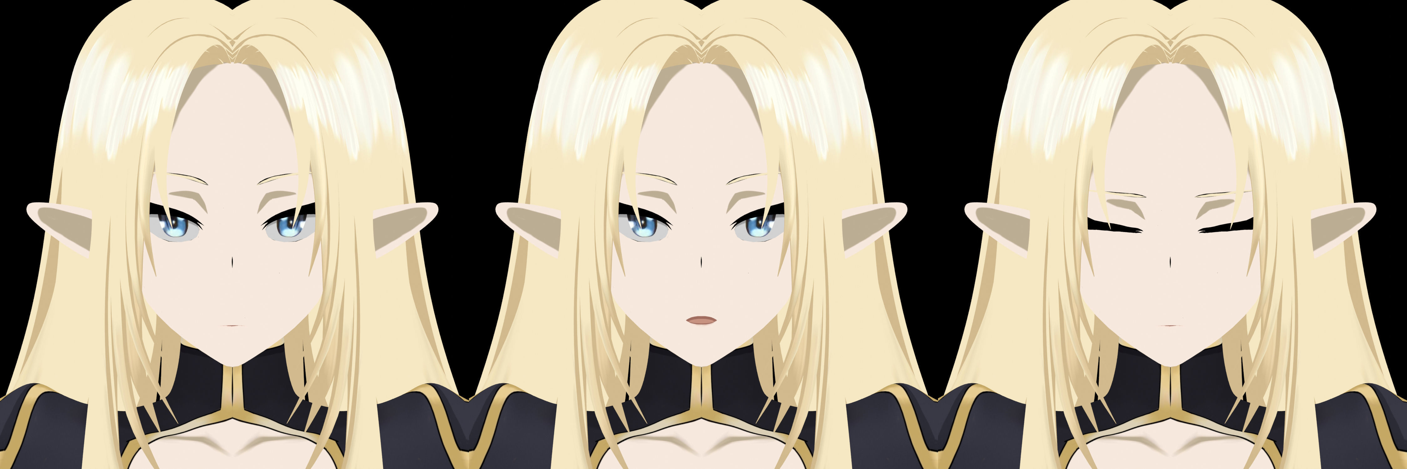 Alpha - The Eminence in Shadow 3D model rigged | CGTrader