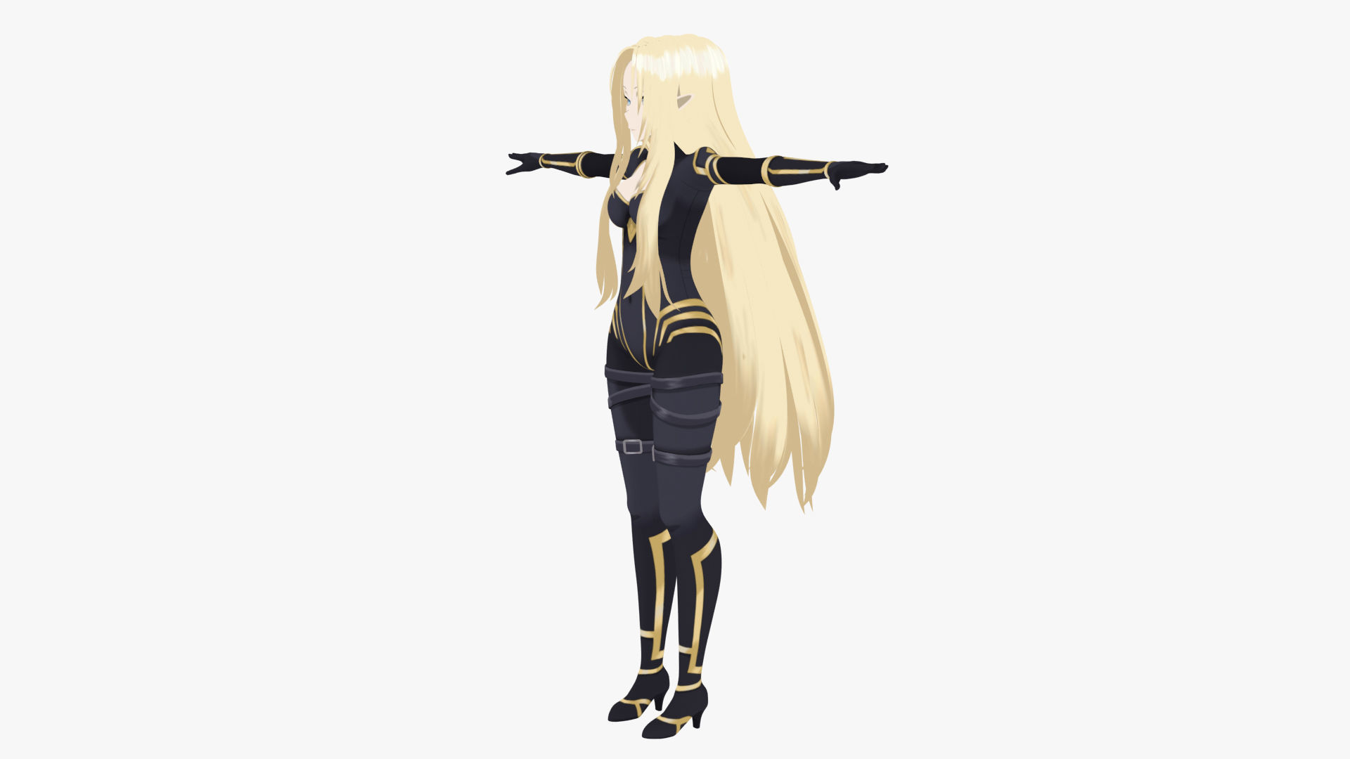 Alpha - The Eminence in Shadow 3D model rigged | CGTrader